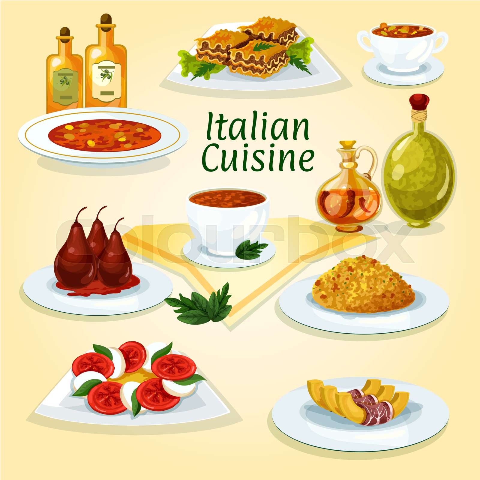 Italian Food Clipart