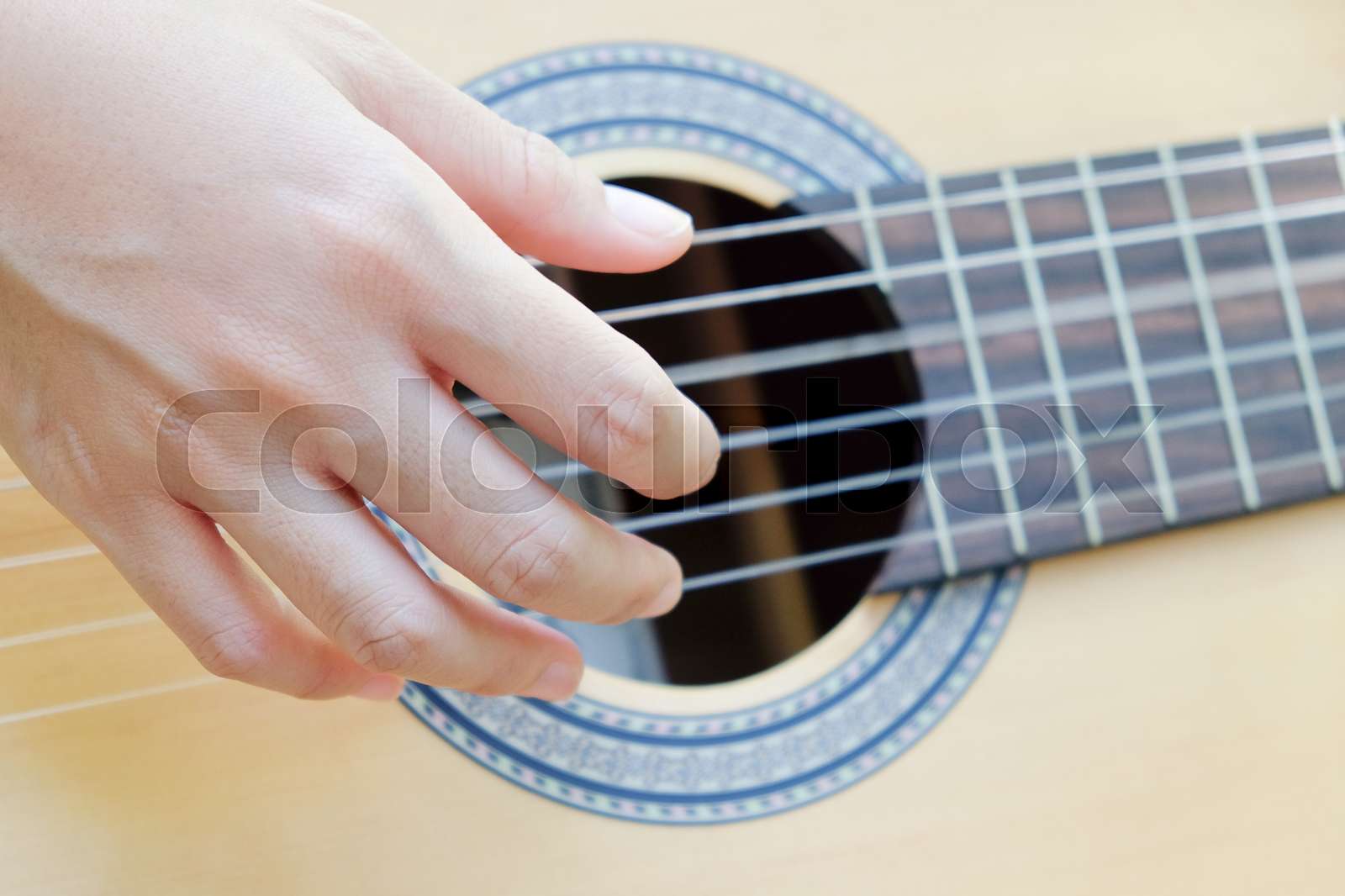 playing guitar | Stock image | Colourbox