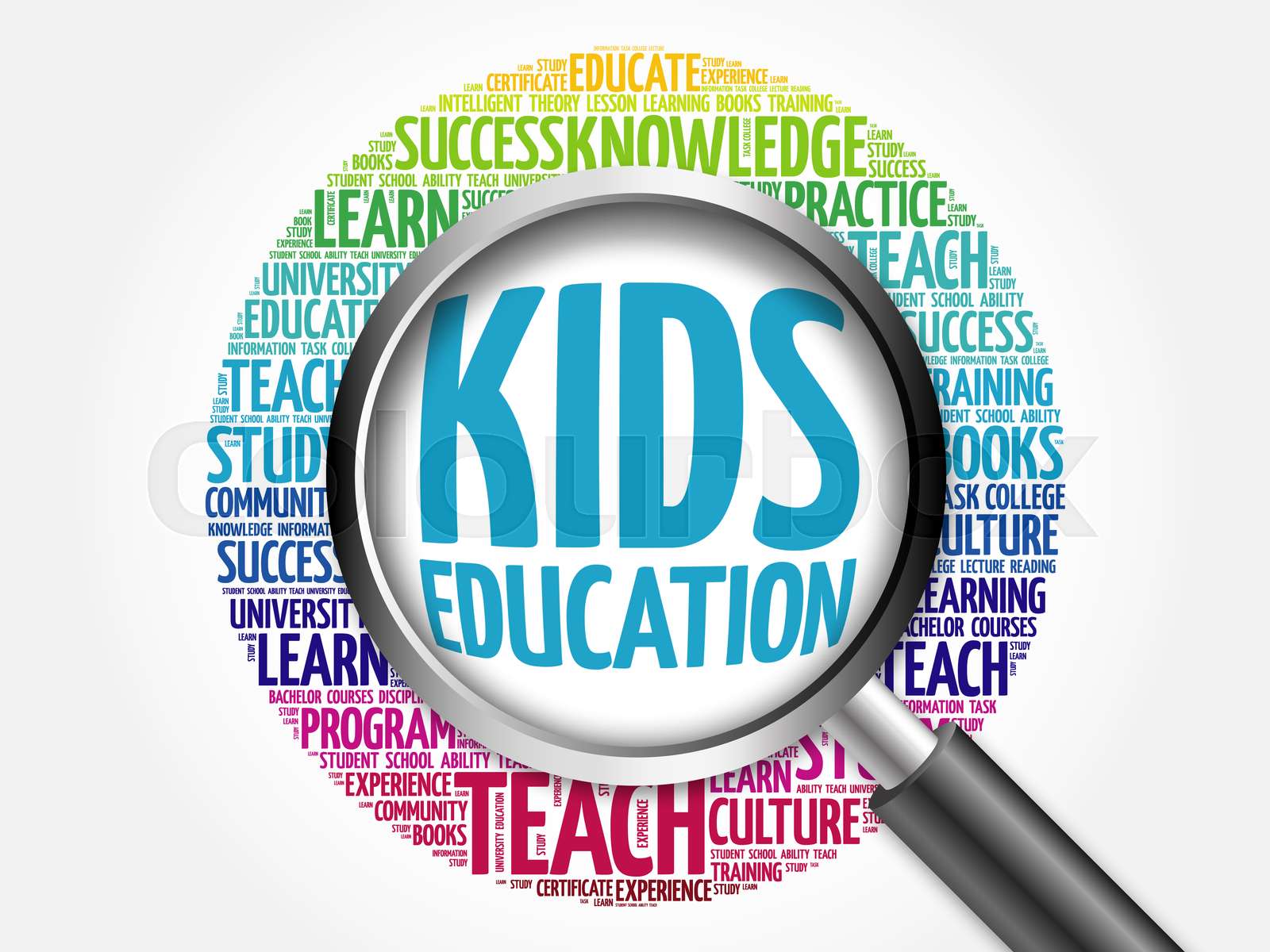 Kids Education Word Cloud Stock Image Colourbox Kids Education Word Cloud Stock Image Colourbox