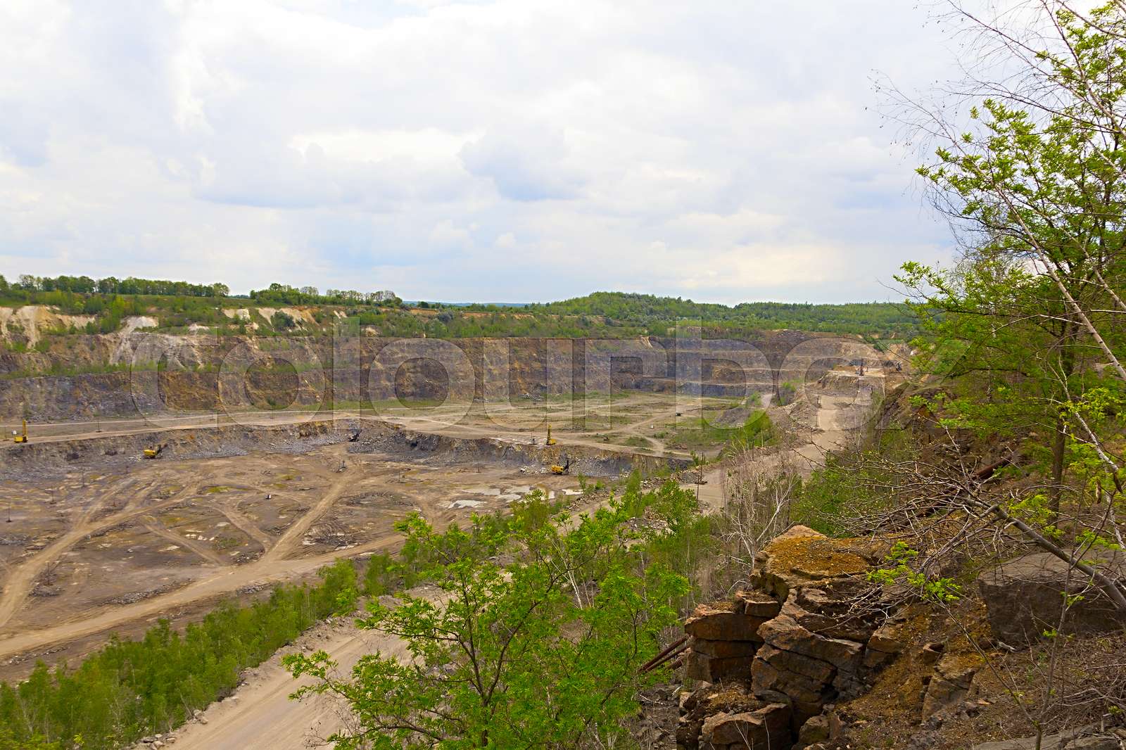 granite stone extraction in the quarry | Stock image | Colourbox granite stone extraction in the quarry | Stock image | Colourbox
