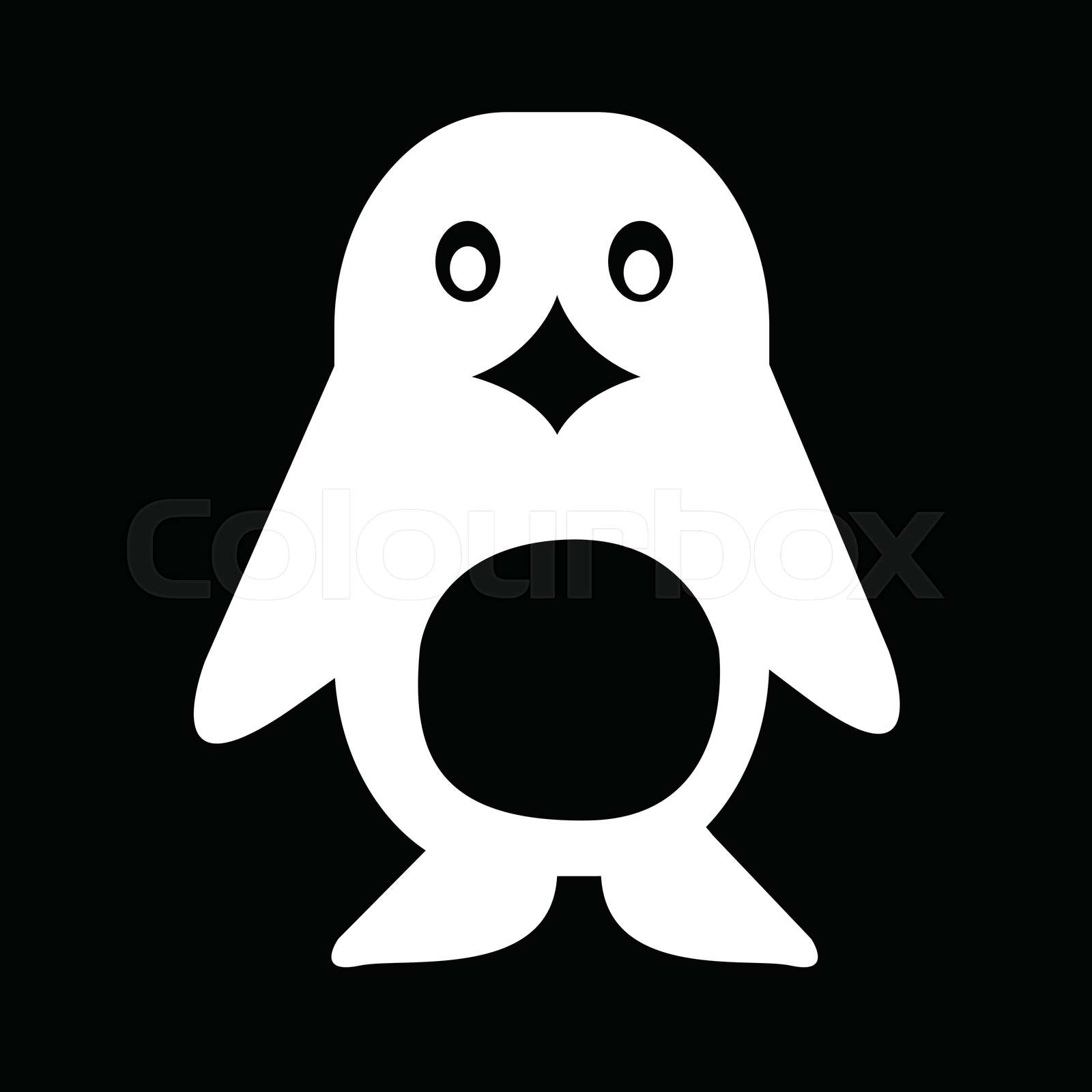 Pinguin icon illustration design | Stock vector | Colourbox