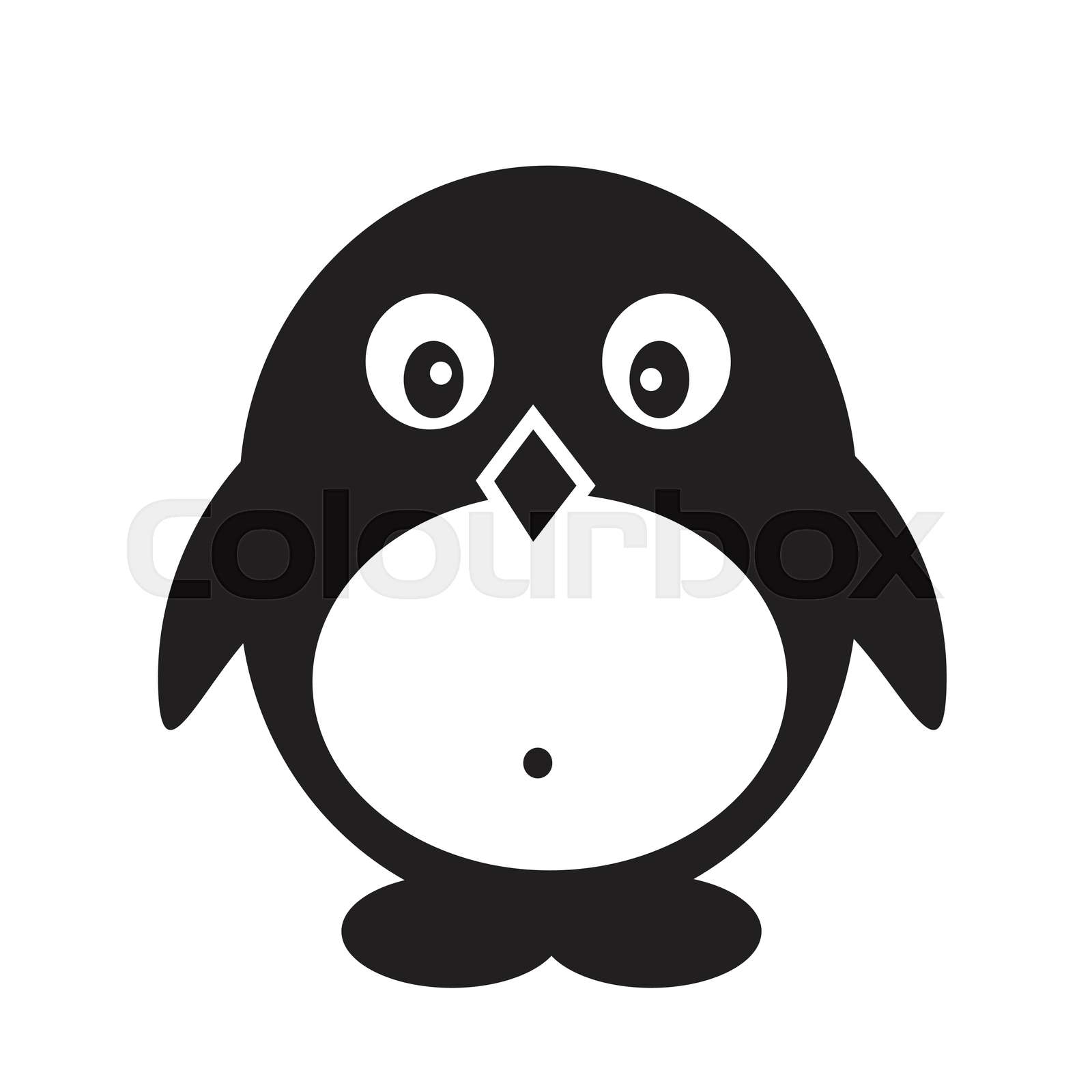 Pinguin icon illustration design | Stock vector | Colourbox