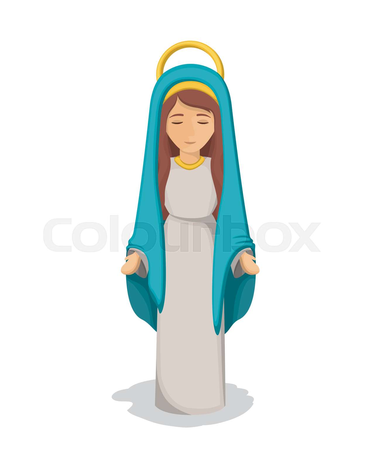 Isolated mary cartoon design | Stock vector | Colourbox