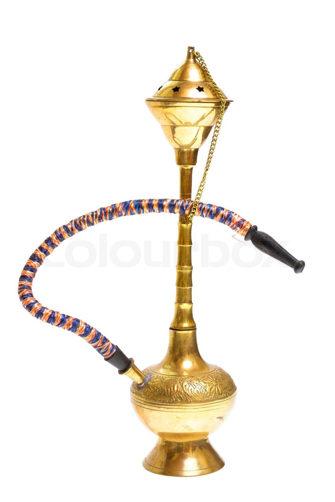 Shisha isoliert auf weiß | Stock Bild | Colourbox