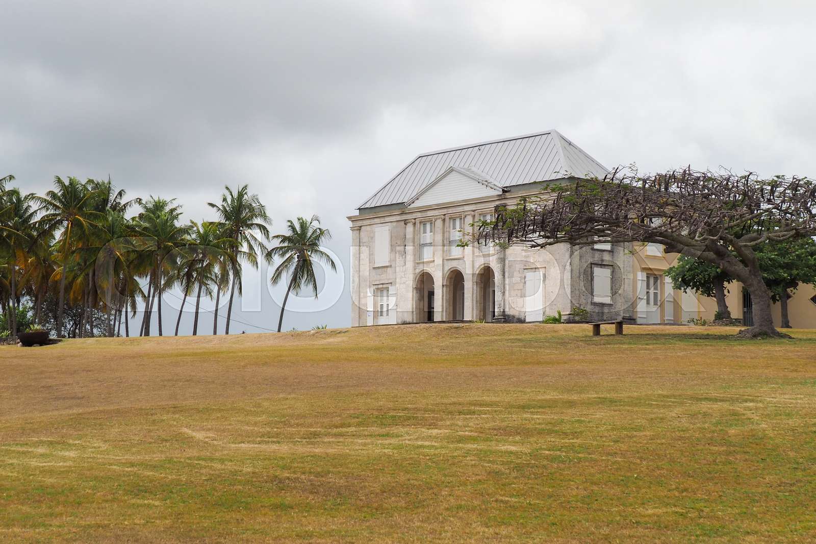 Exterior of Habitation Murat in Marie Galante, Guadeloupe | Stock image ...