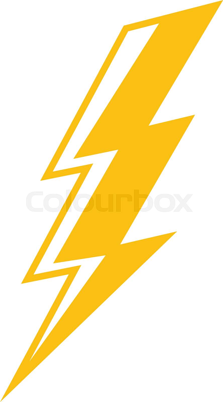 blitz, pfeil, schwarz | Stock-Vektor | Colourbox