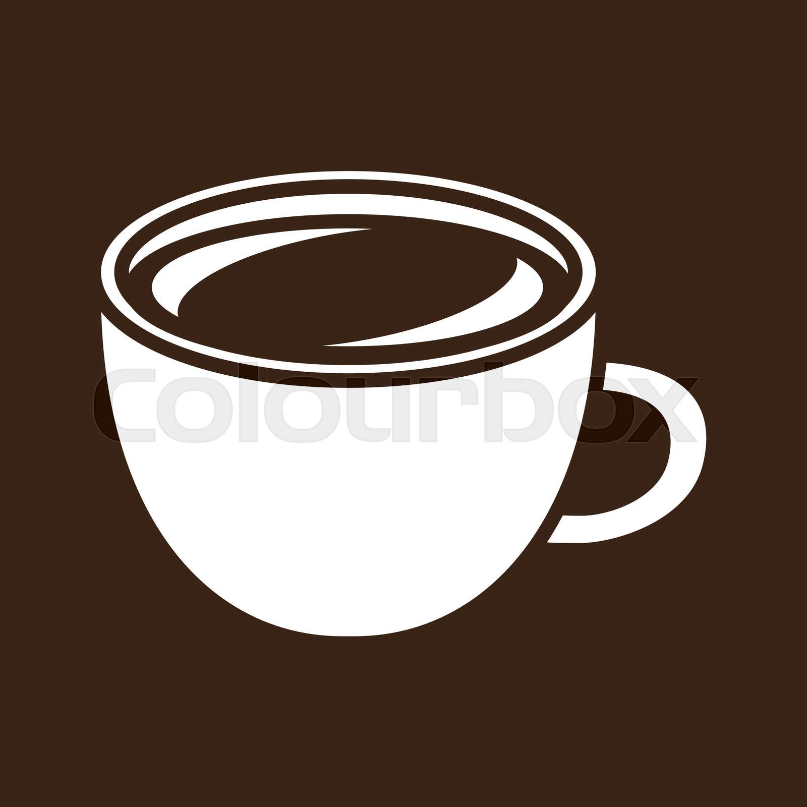 Coffee mug vector icon | Stock vector | Colourbox