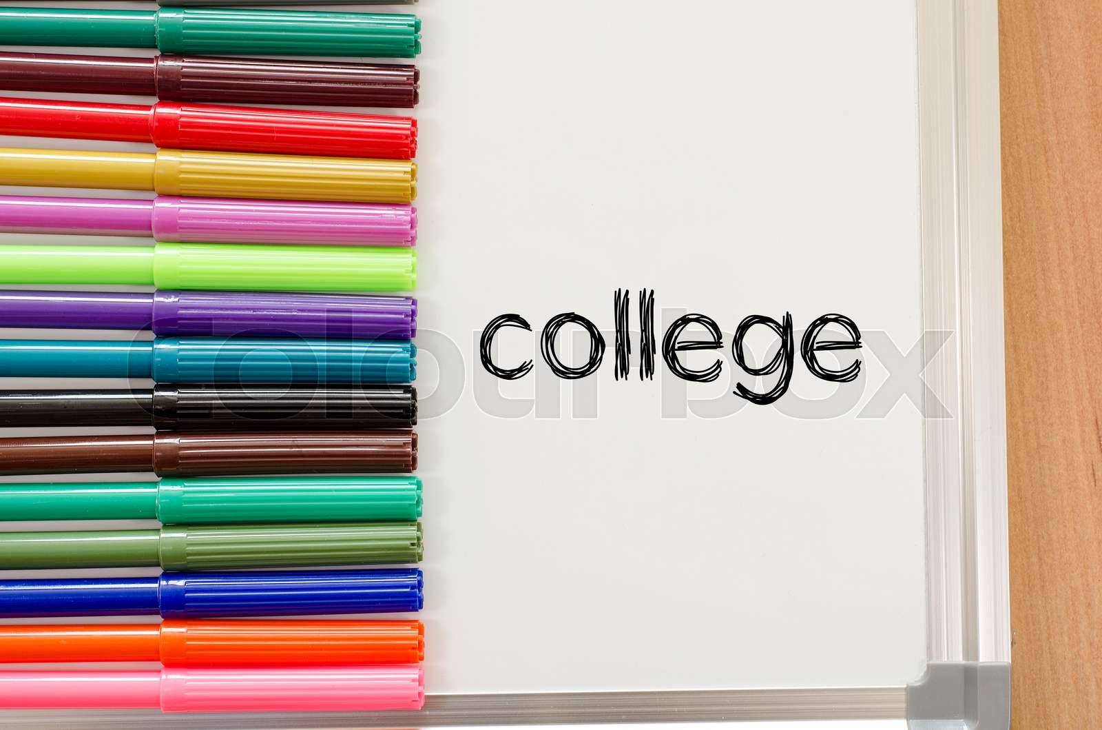 College text concept | Stock image | Colourbox