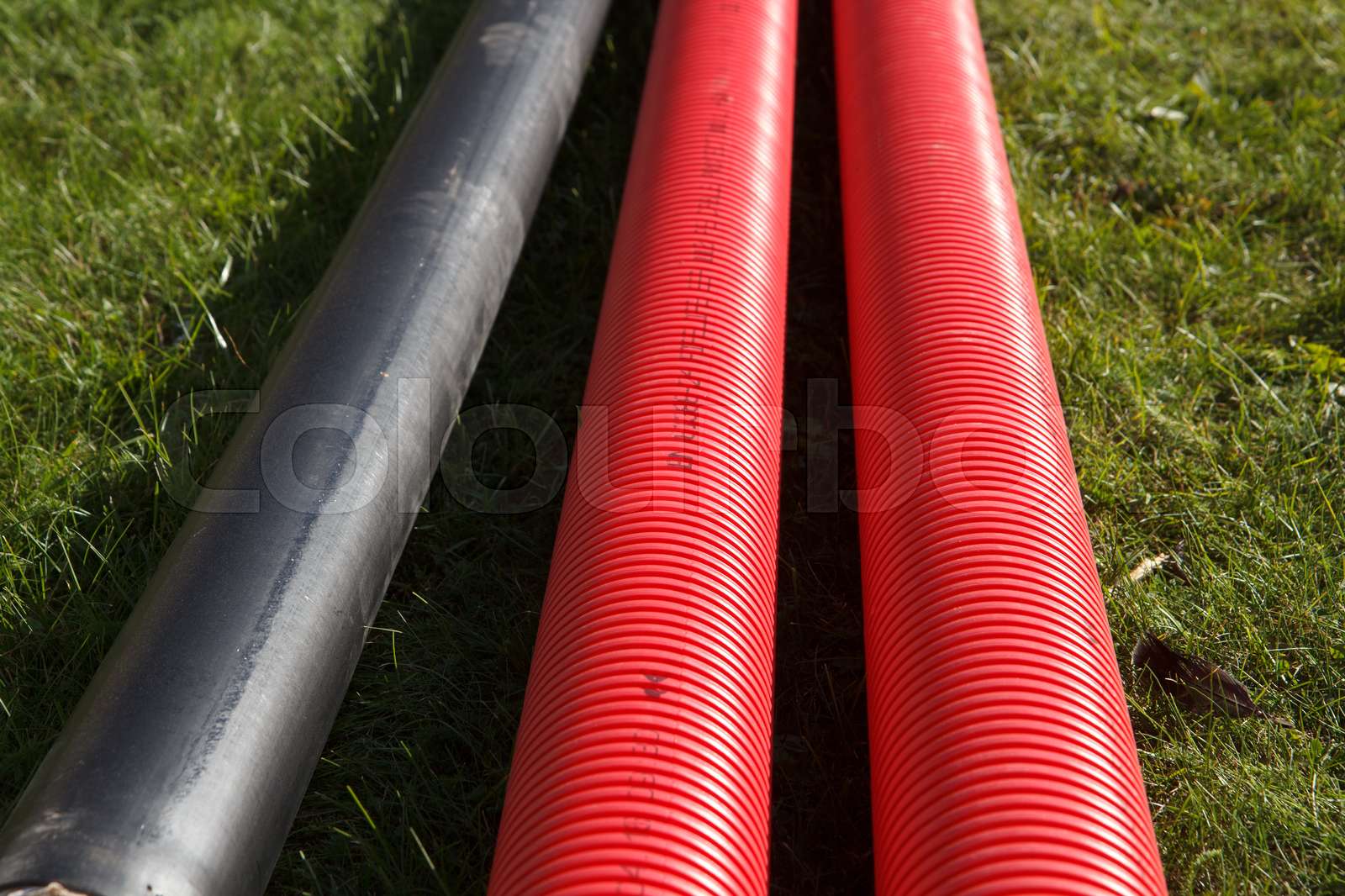 Plastic water pipes | Stock image | Colourbox