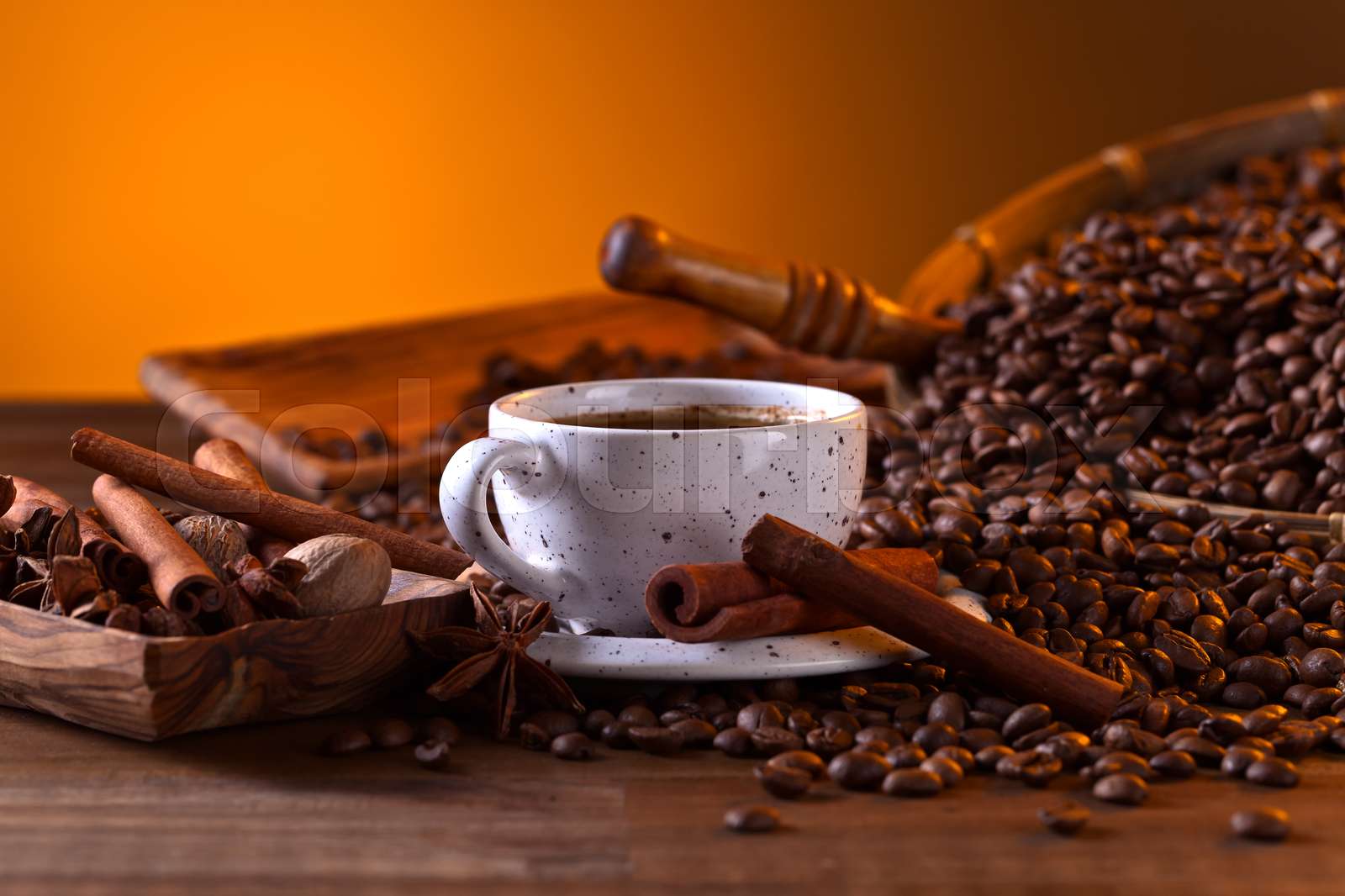coffee and spices | Stock image | Colourbox