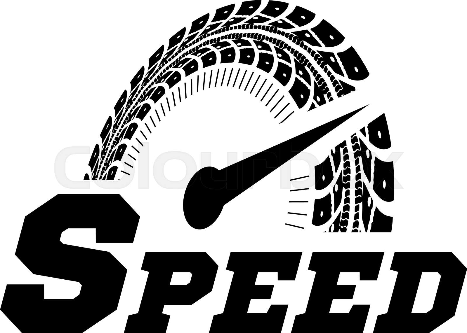 Speedometer Logo Vector