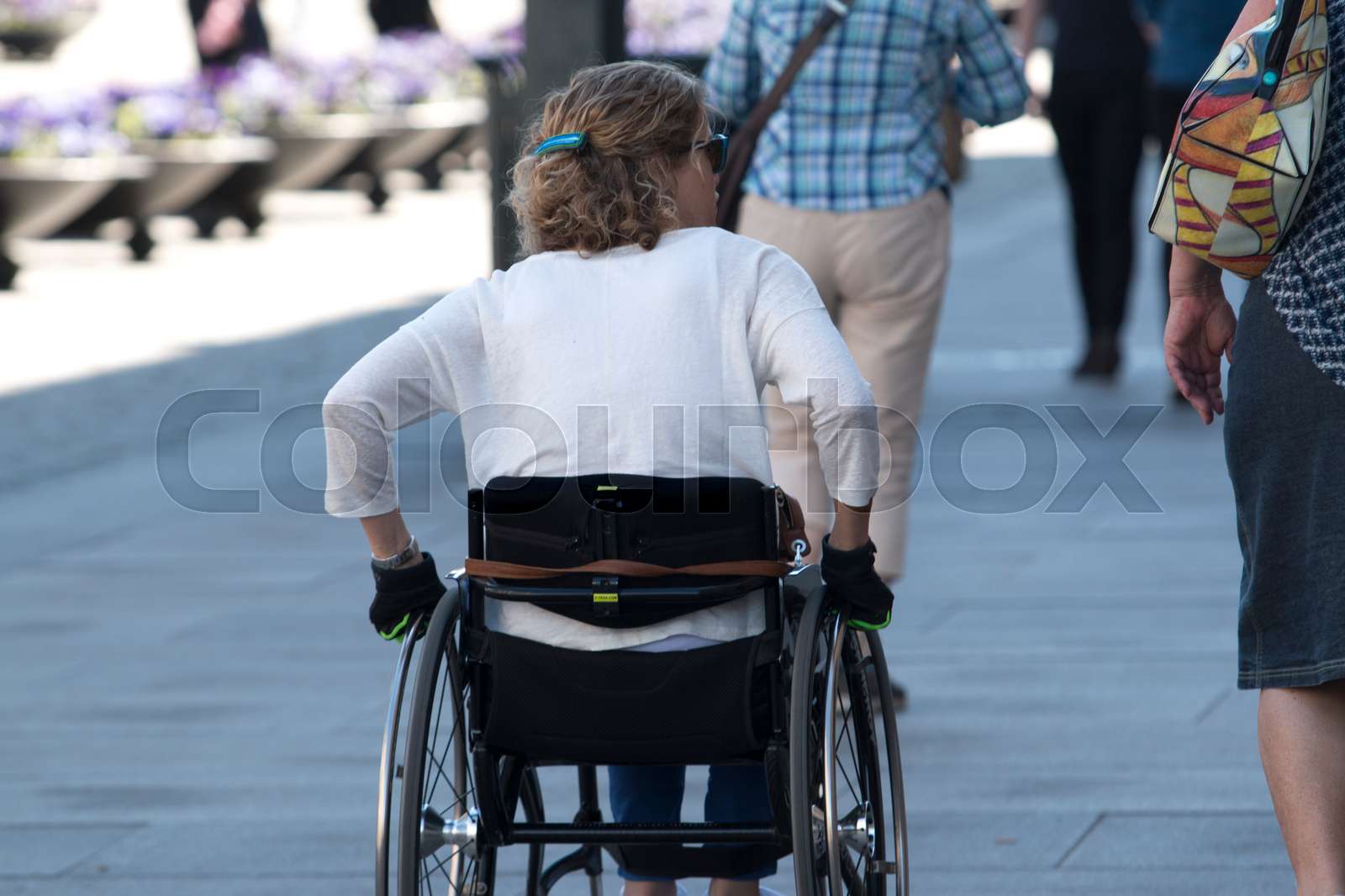 Disabled Woman | Stock image | Colourbox