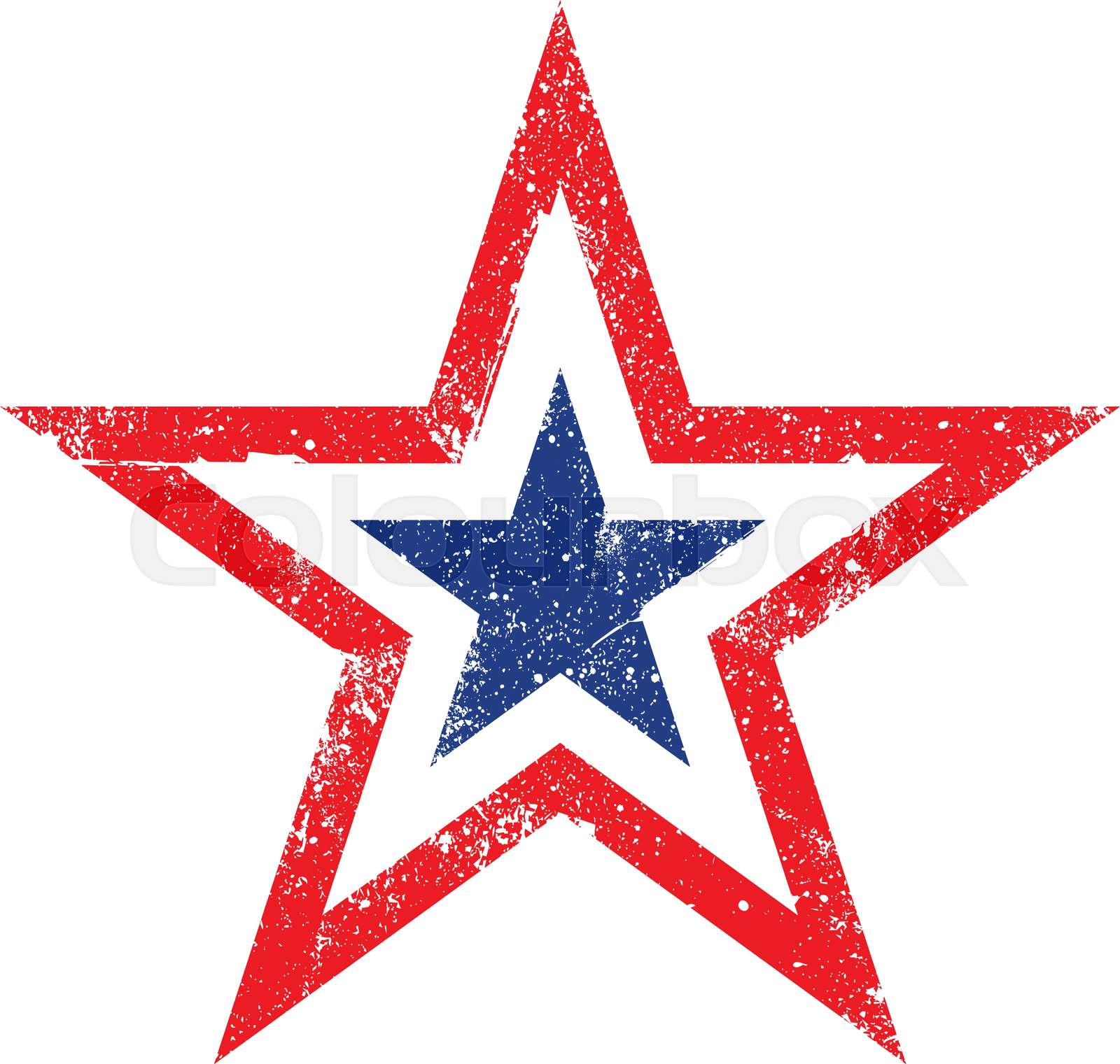 USA America Star graphic | Stock vector | Colourbox