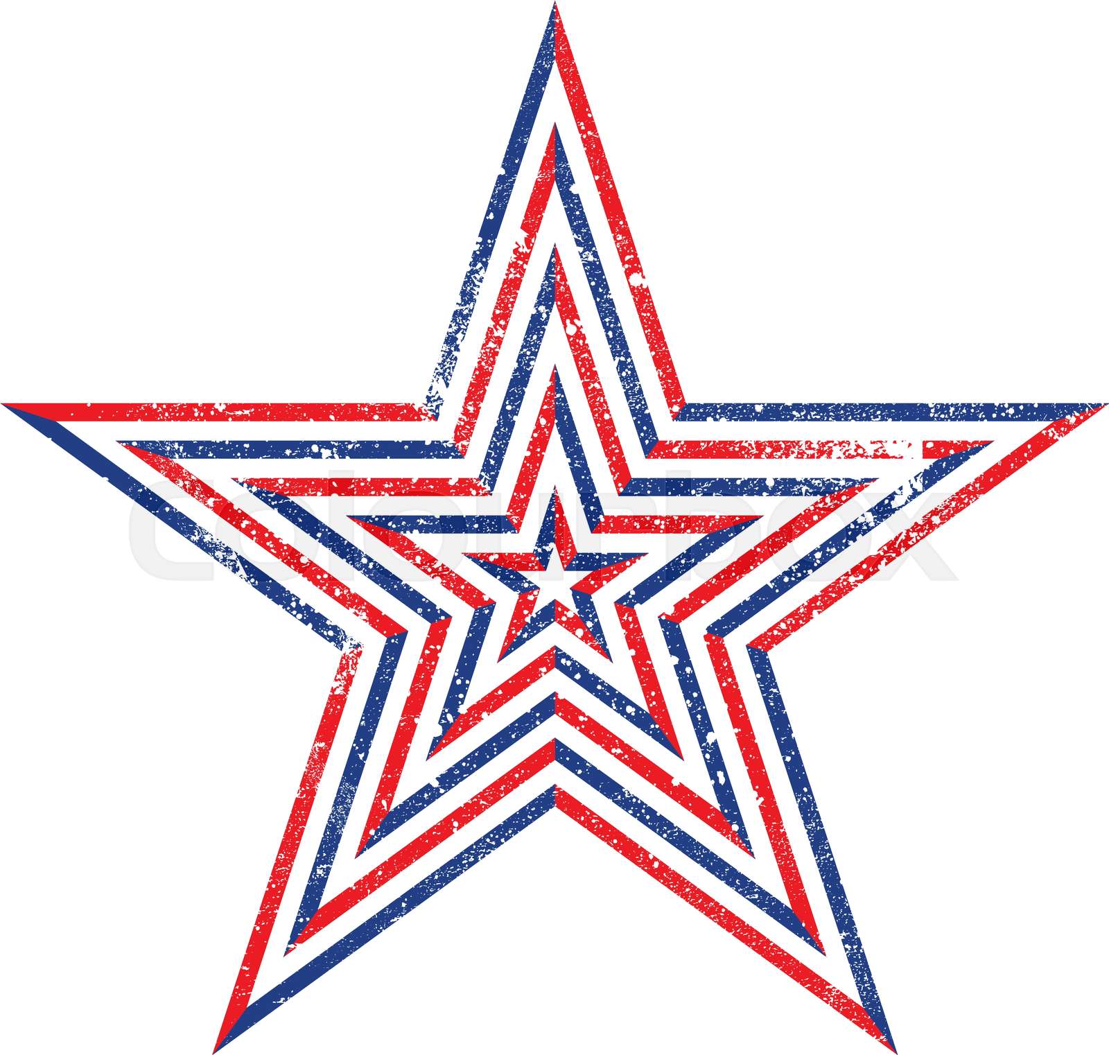 USA America Star graphic | Stock vector | Colourbox