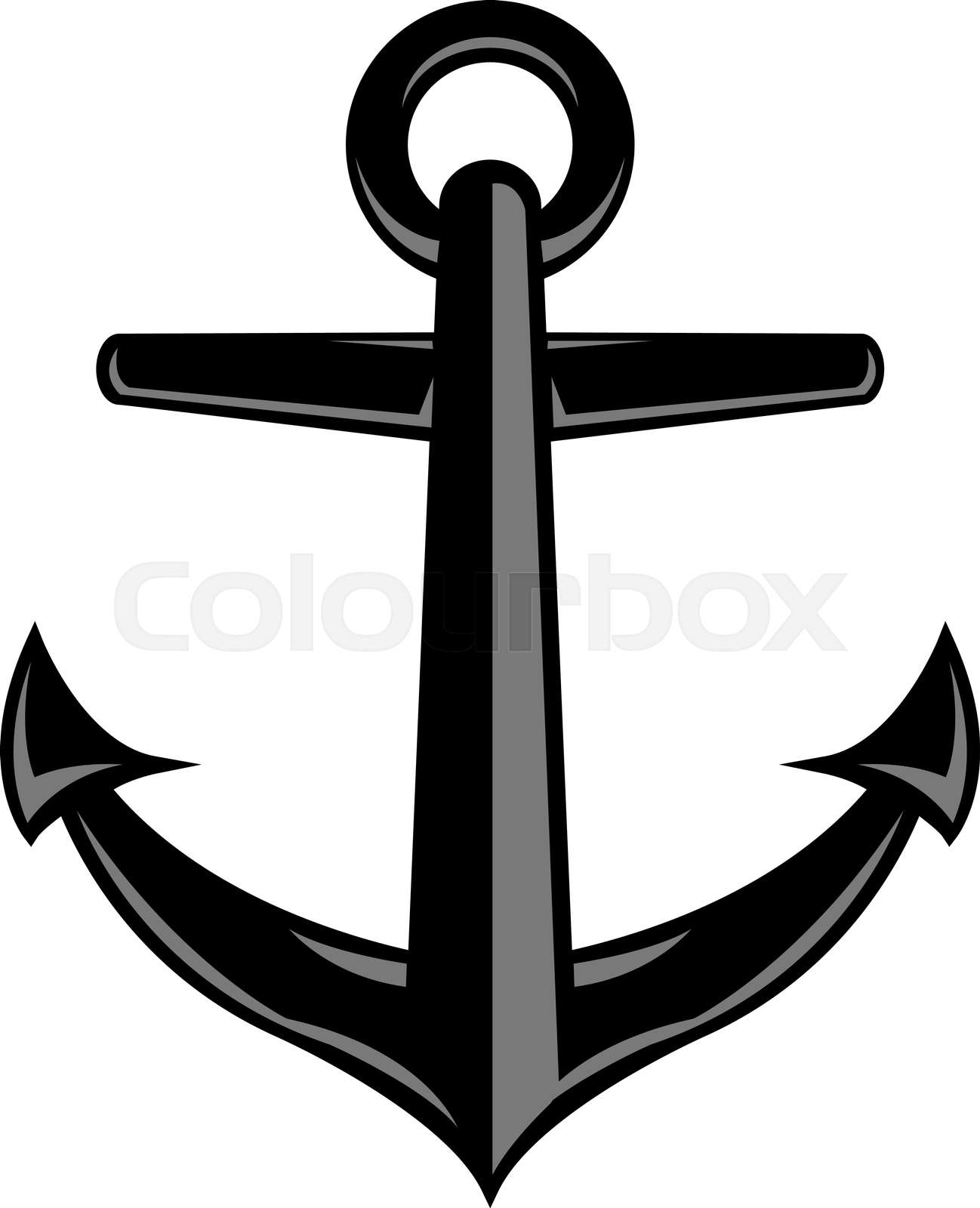 anker, vektor, altertümlich | Stock-Vektor | Colourbox