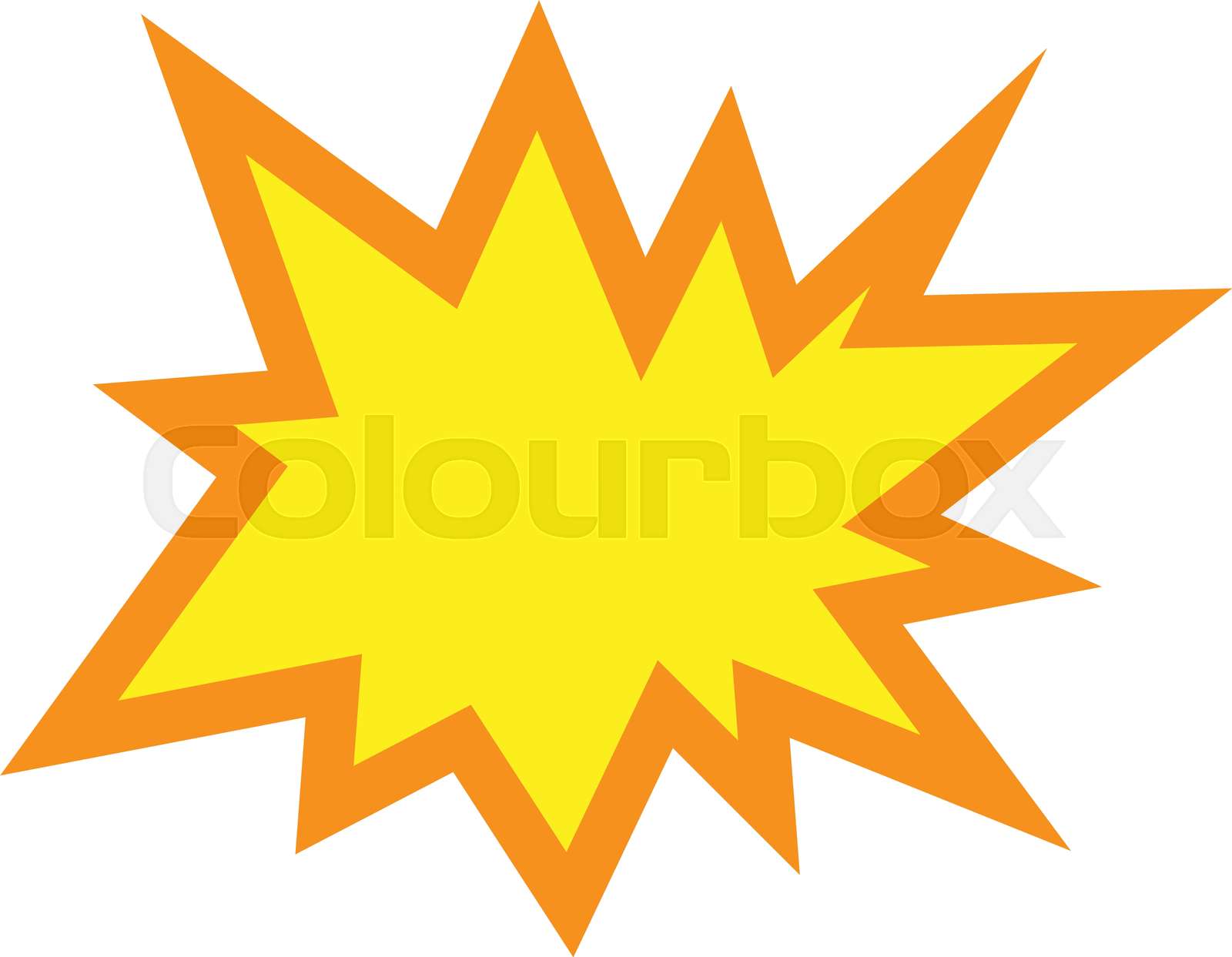 Explosion Vector Icon | Stock vector | Colourbox