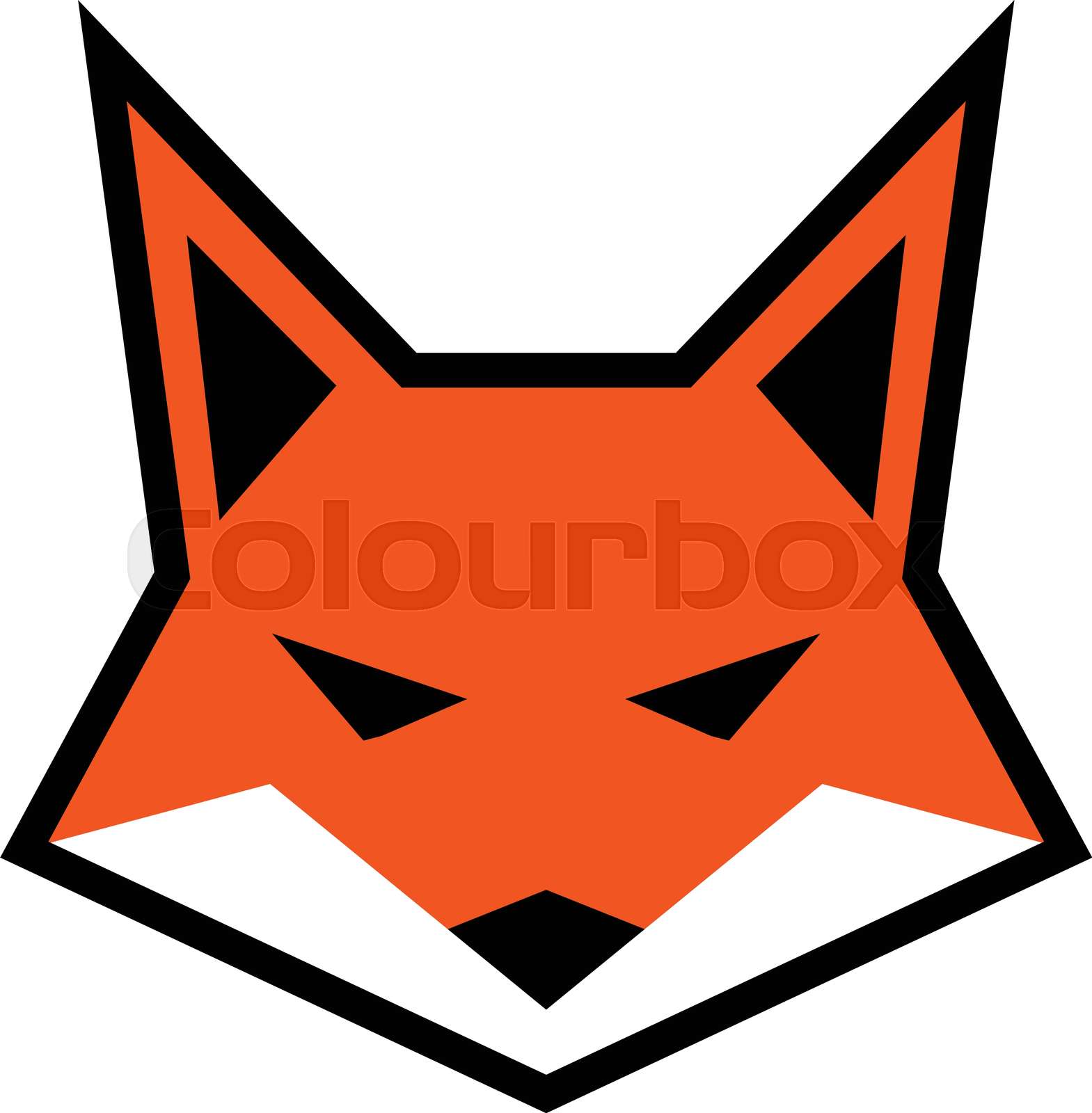 Fox Head Cartoon