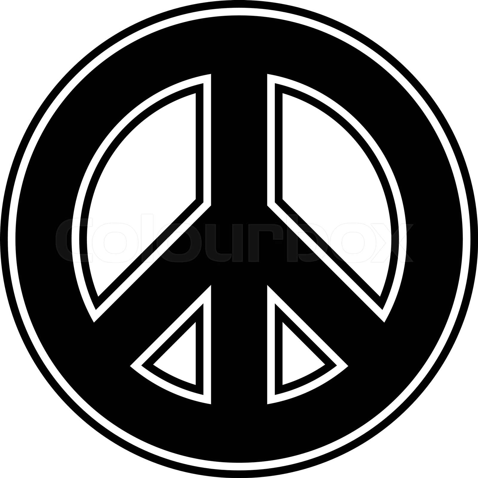 Peace Symbol | Stock vector | Colourbox
