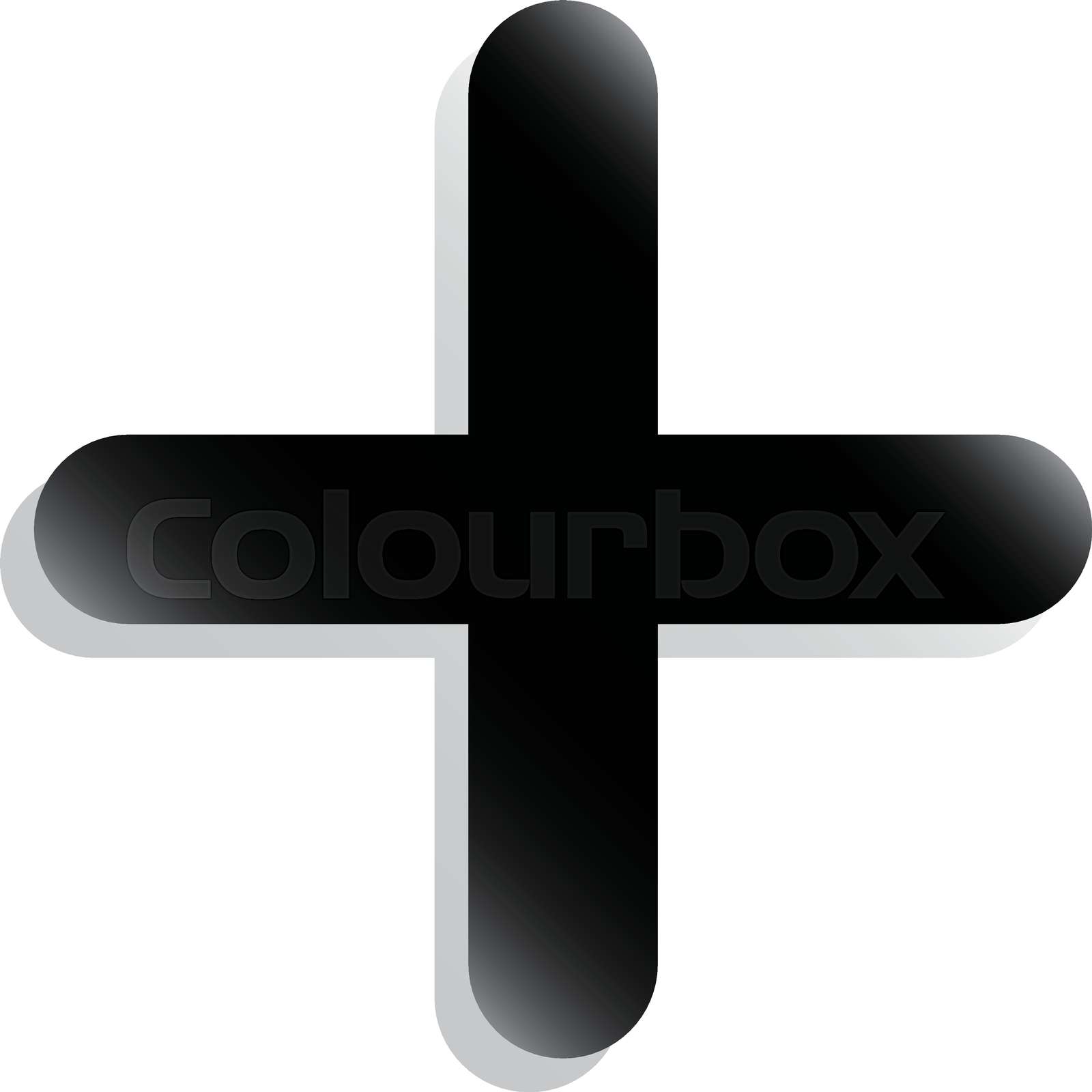 Plus Sign Vector Icon | Stock vector | Colourbox Plus Sign Vector Icon | Stock vector | Colourbox