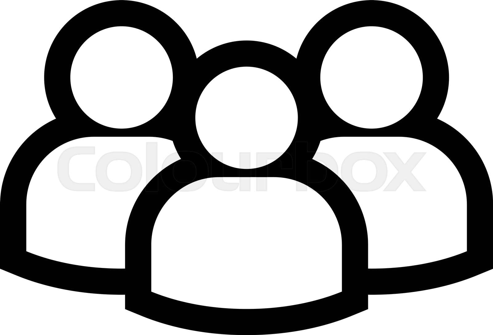 plus, büro, nutzer | Stock-Vektor | Colourbox