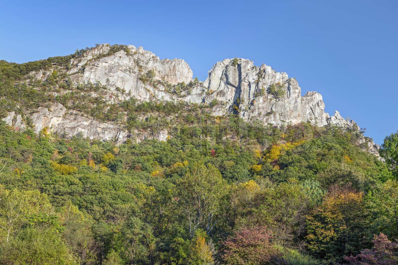 Seneca Rocks Summit | Stock image | Colourbox