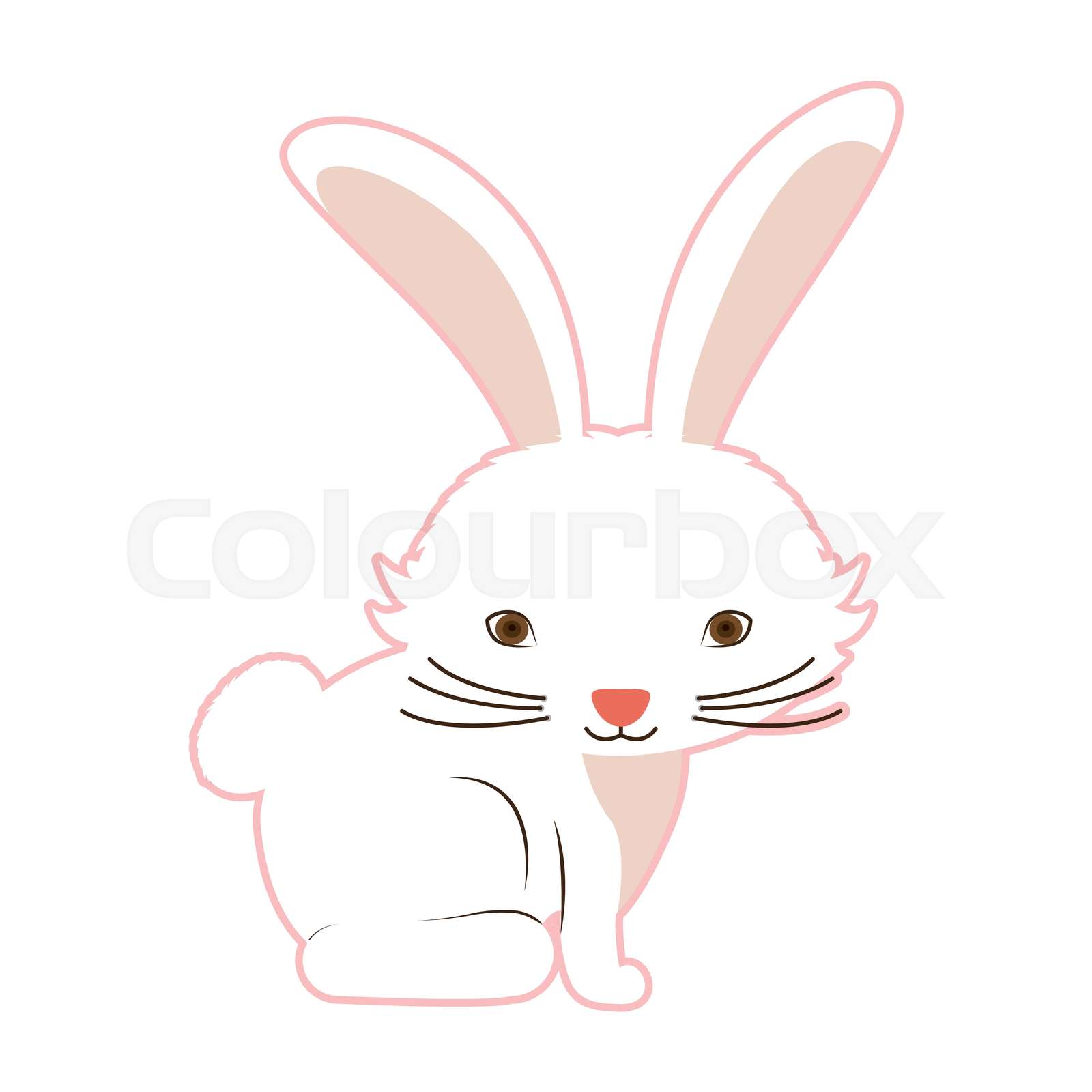 rabbit animal cartoon | Stock vector | Colourbox