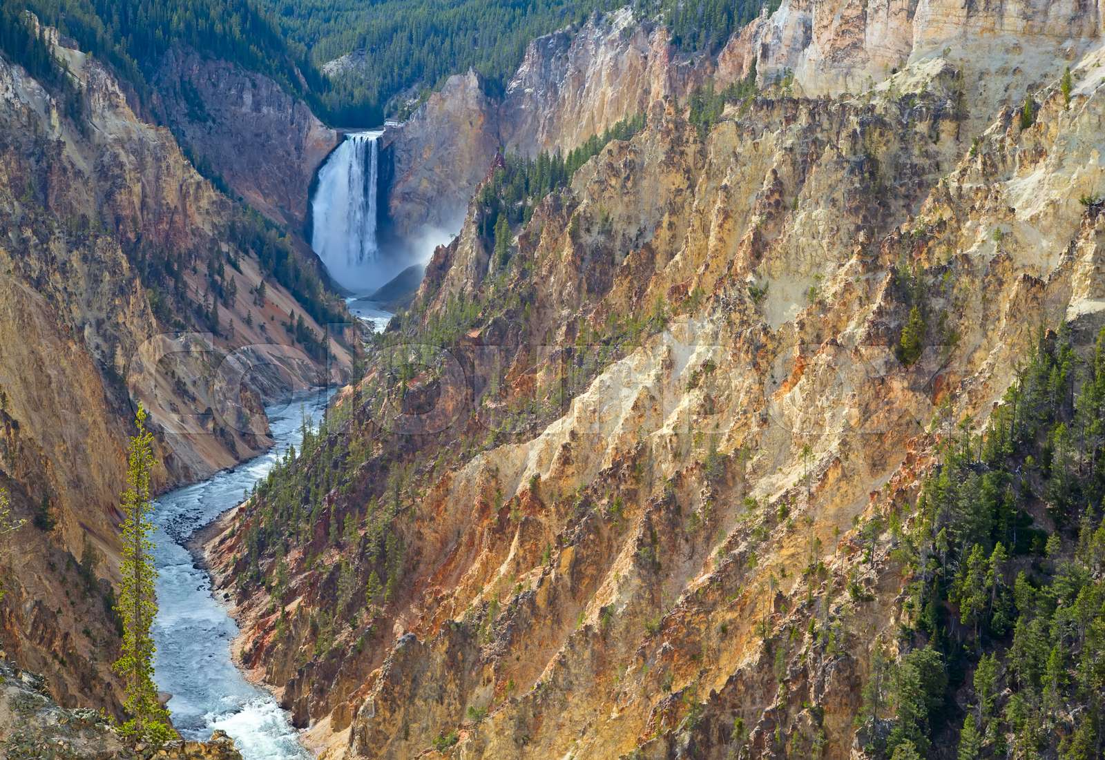Yellowstone canyon | Stock image | Colourbox