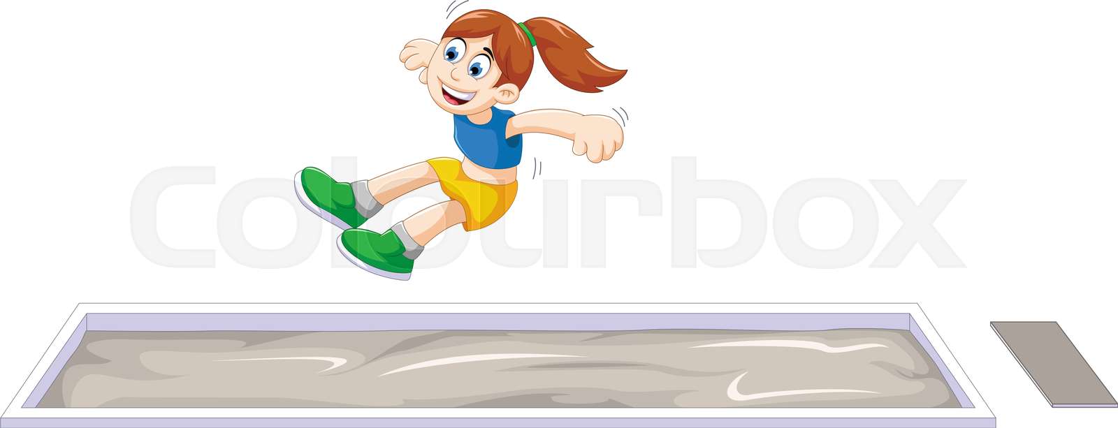 Triple Jump Cartoon