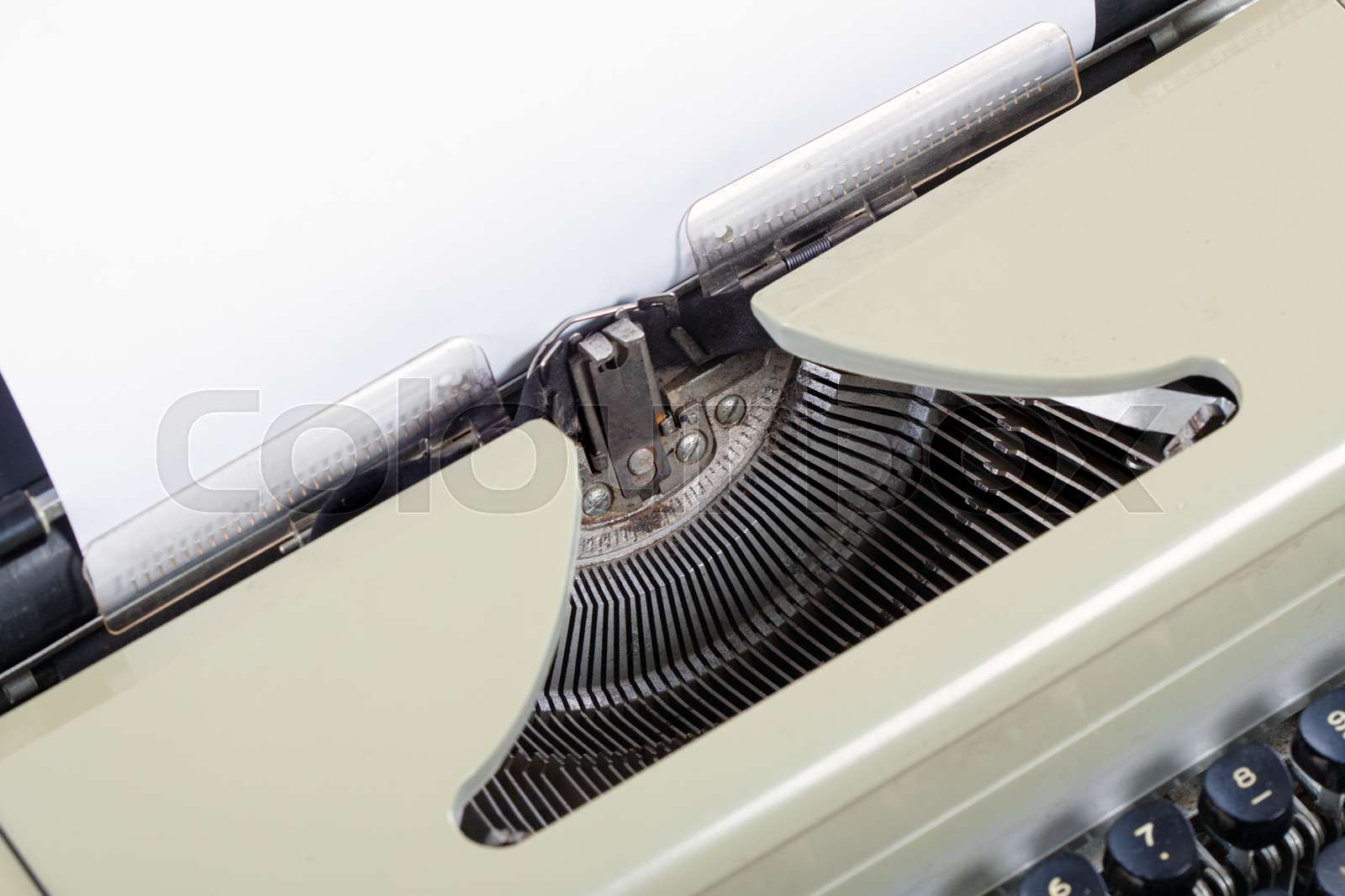 Old vintage antique typewriter machine | Stock image | Colourbox