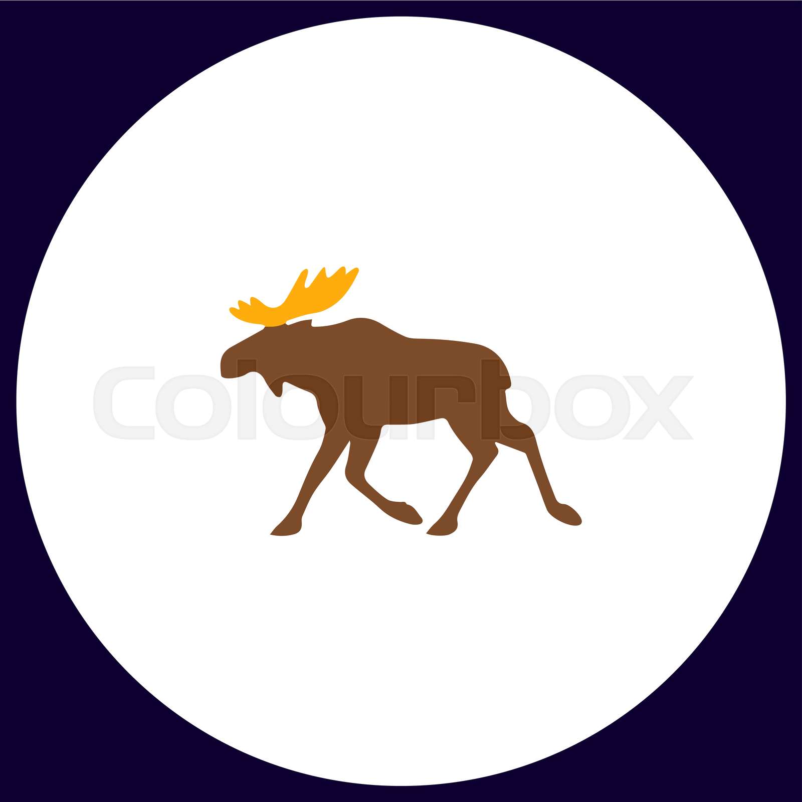 Moose computer symbol | Stock vector | Colourbox