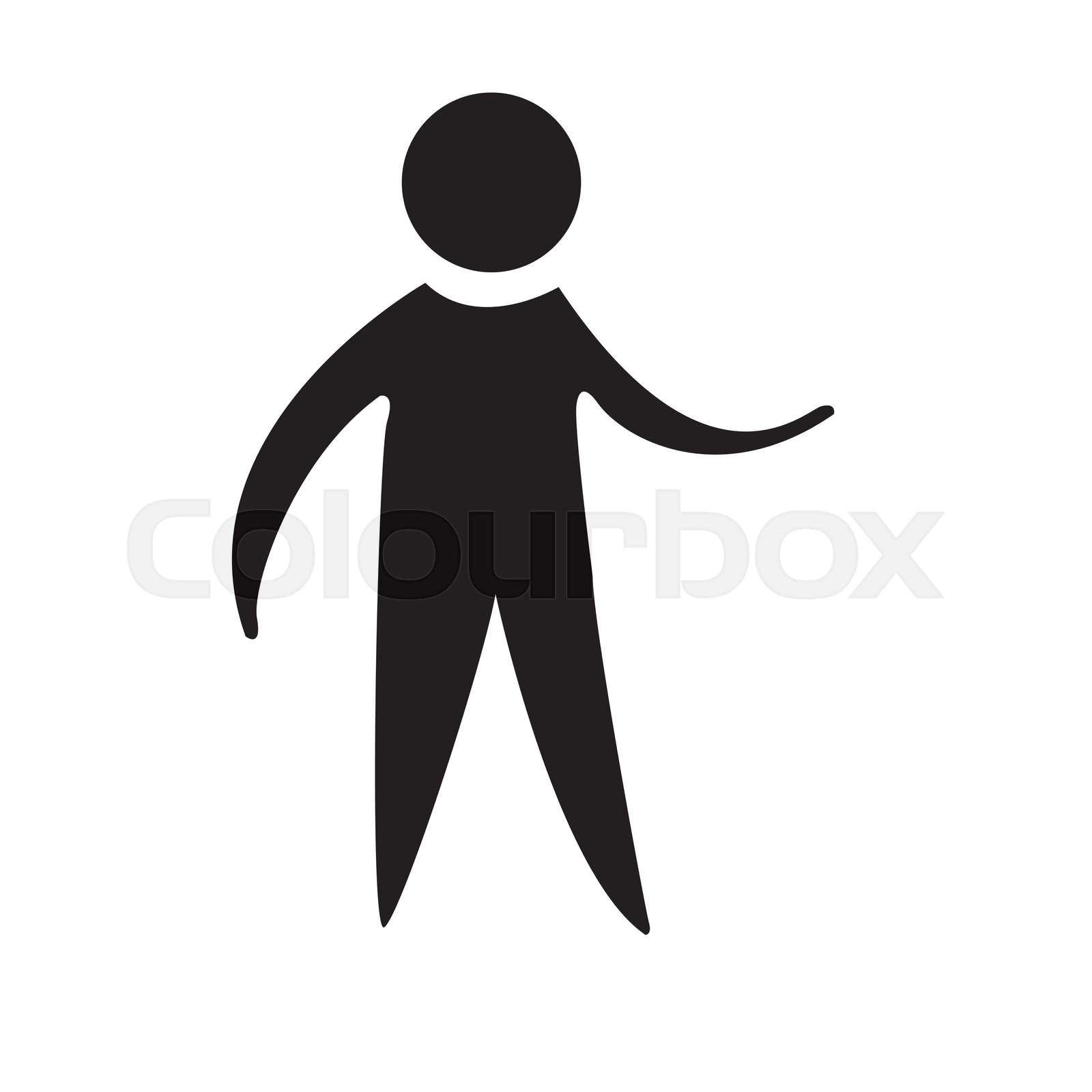person pictogram icon image | Stock vector | Colourbox