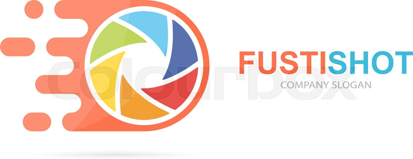 Vector fast camera shutter logo combination. Speed lens symbol or icon ...