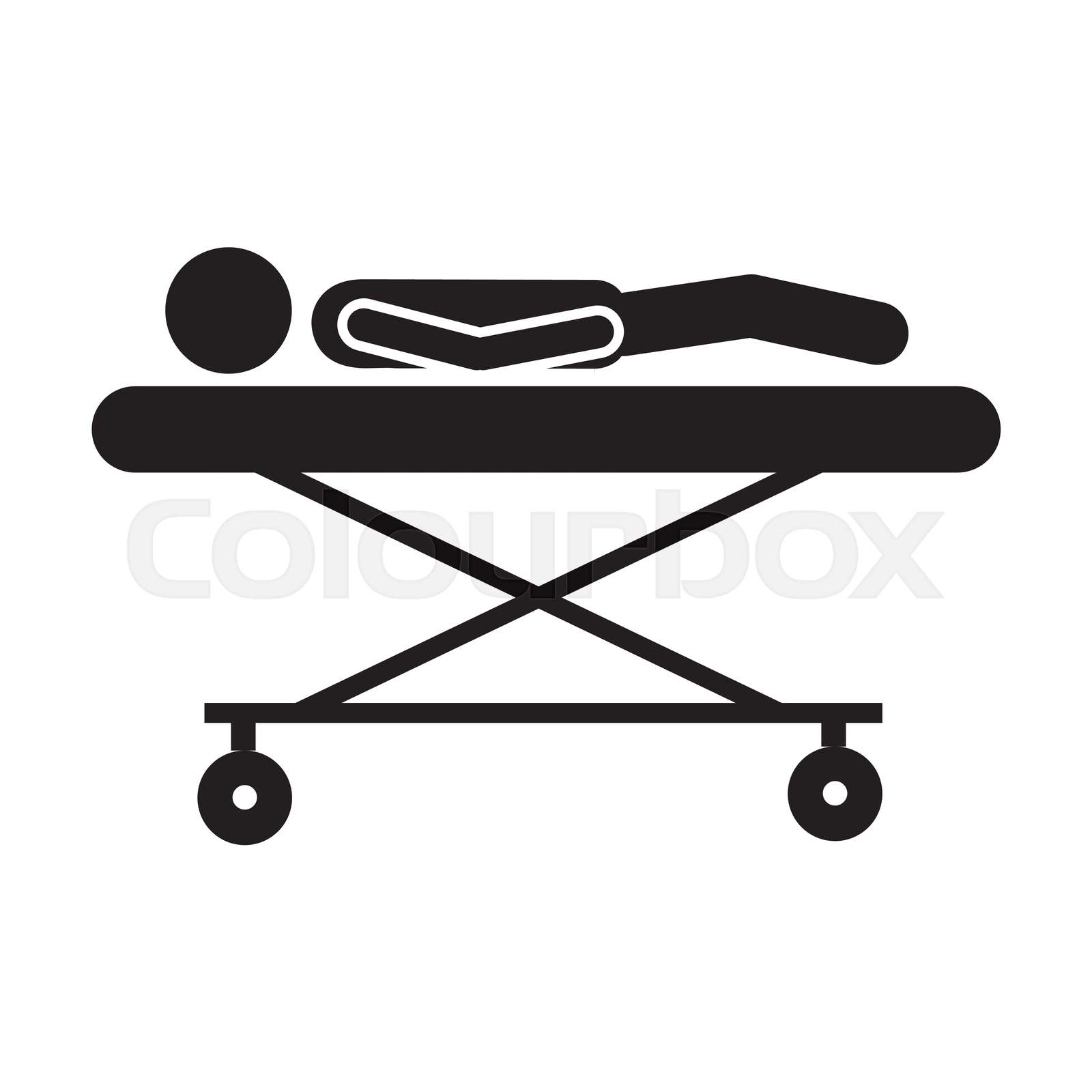 injured person icon image | Stock vector | Colourbox