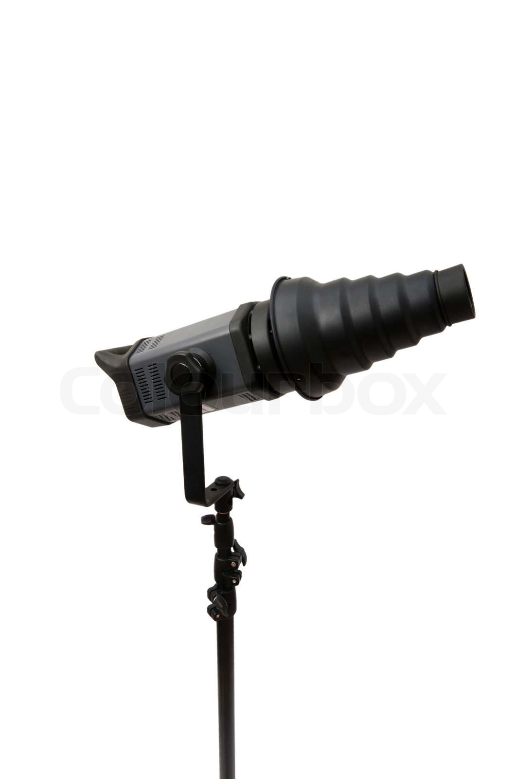 Studio Strobe isoliert auf den weißen Hintergrund | Stock Bild | Colourbox