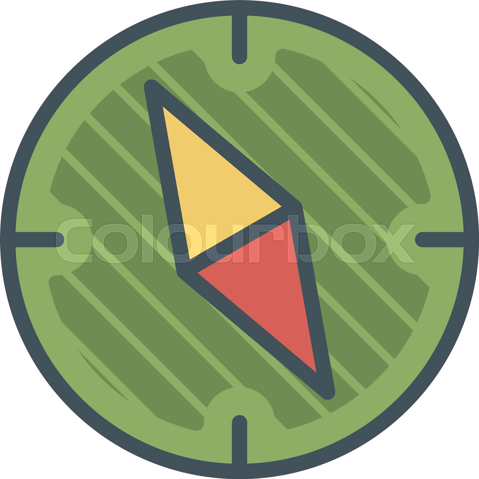 Camping vintage compass icon. Vector design. Use on logo templates ...