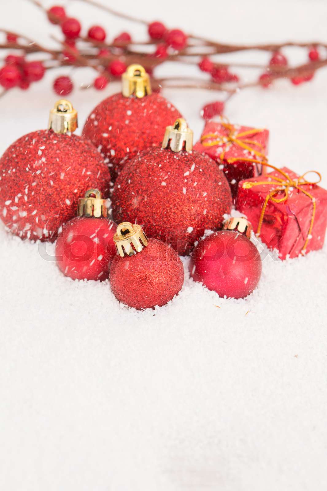 Christmas in red | Stock image | Colourbox