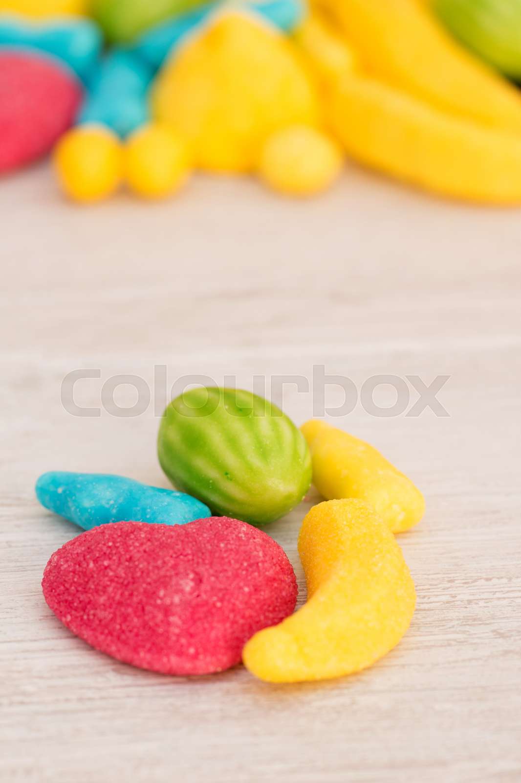 Candies with different shapes and colors | Stock image | Colourbox
