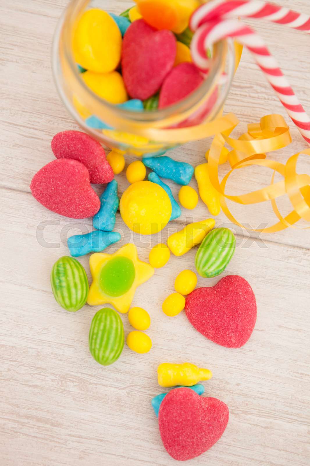 Candies with different shapes and colors | Stock image | Colourbox