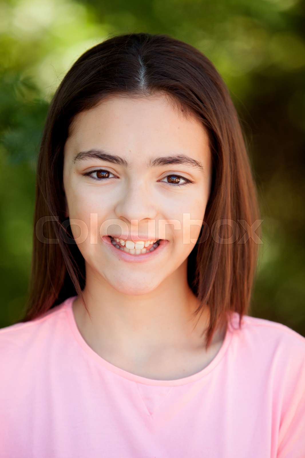 Adorable preteen | Stock image | Colourbox