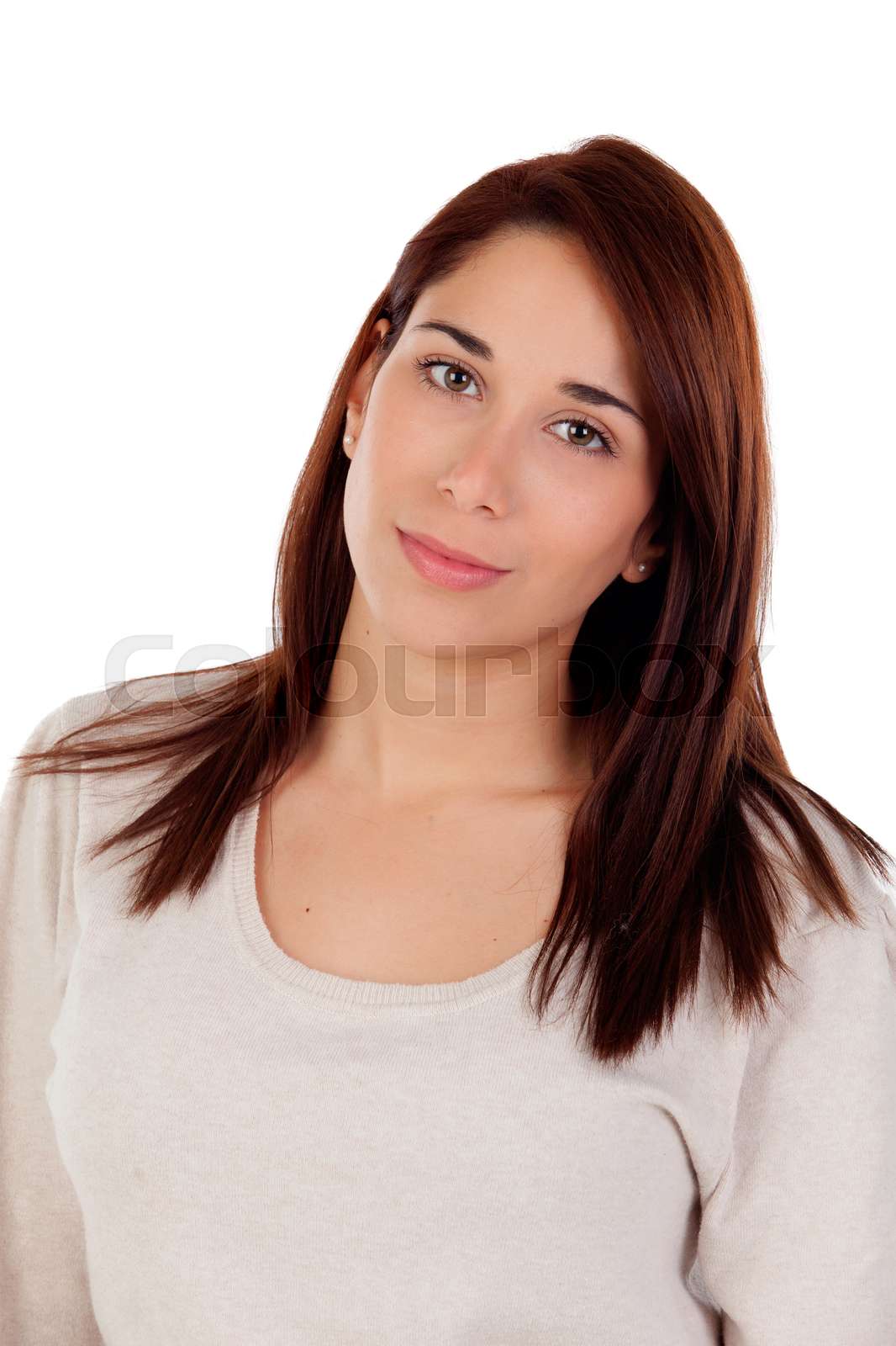 Cool girl looking at camera | Stock image | Colourbox