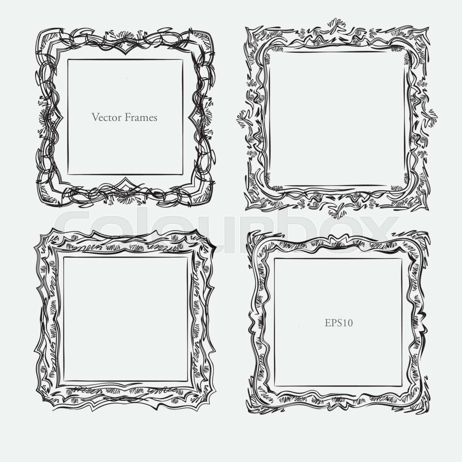 antique square decorative vintage | Stock vector | Colourbox