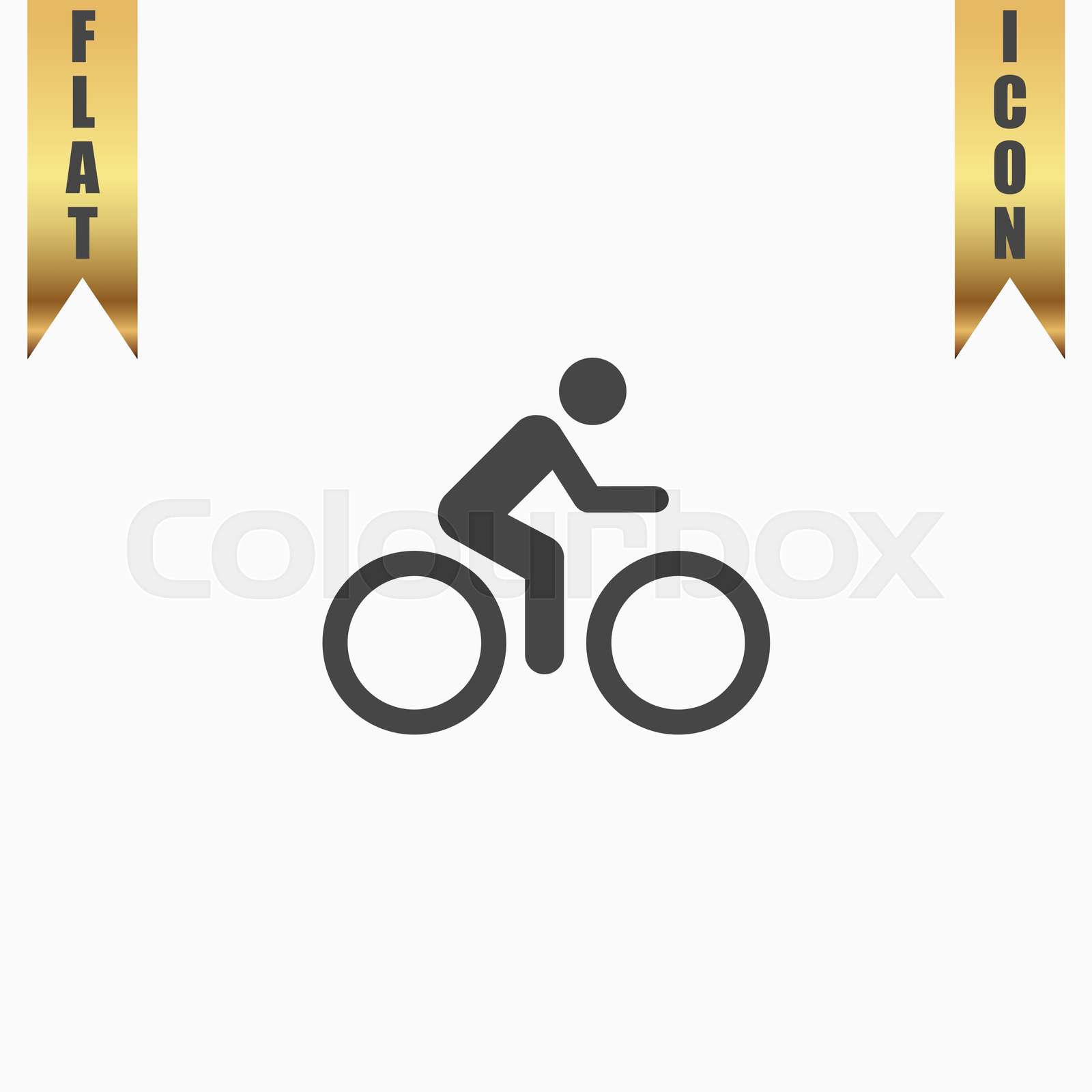 cycling road icon | Stock vector | Colourbox