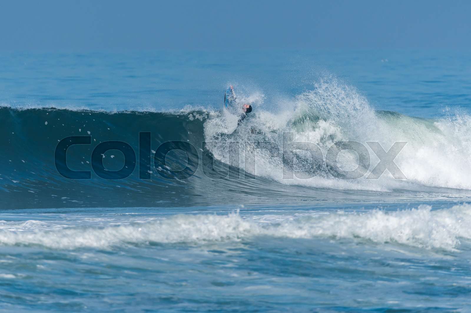 Bodyboarder in action | Stock image | Colourbox