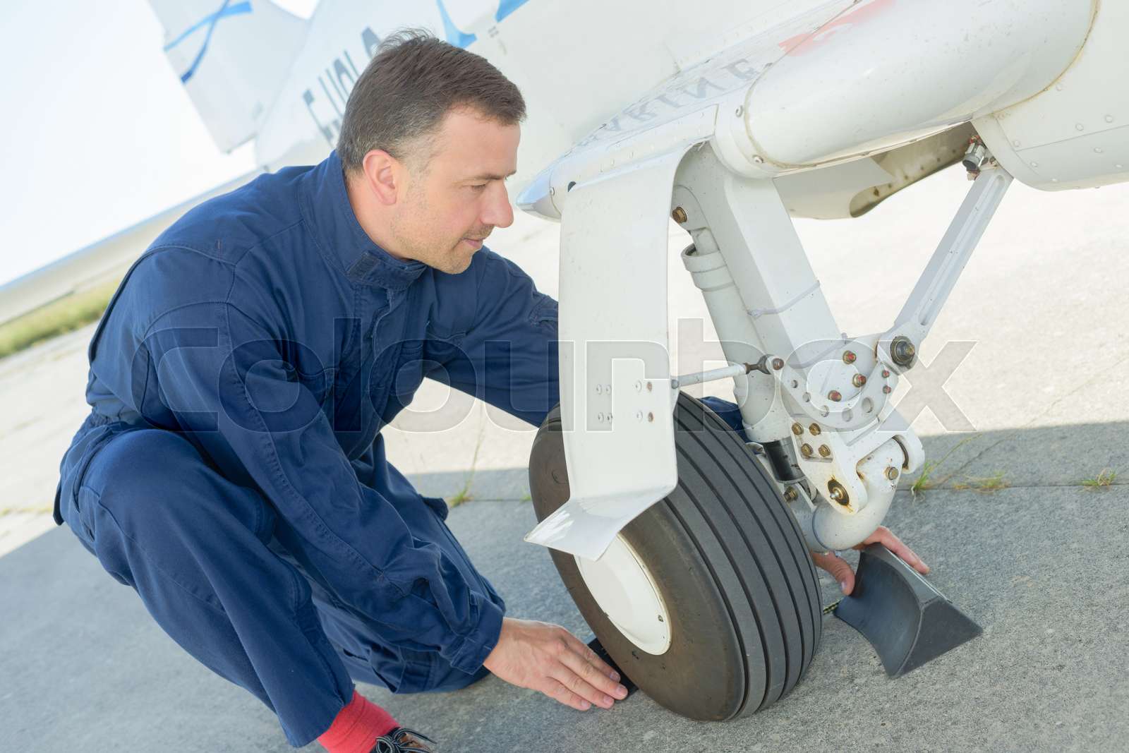 stalling the aircraft | Stock image | Colourbox
