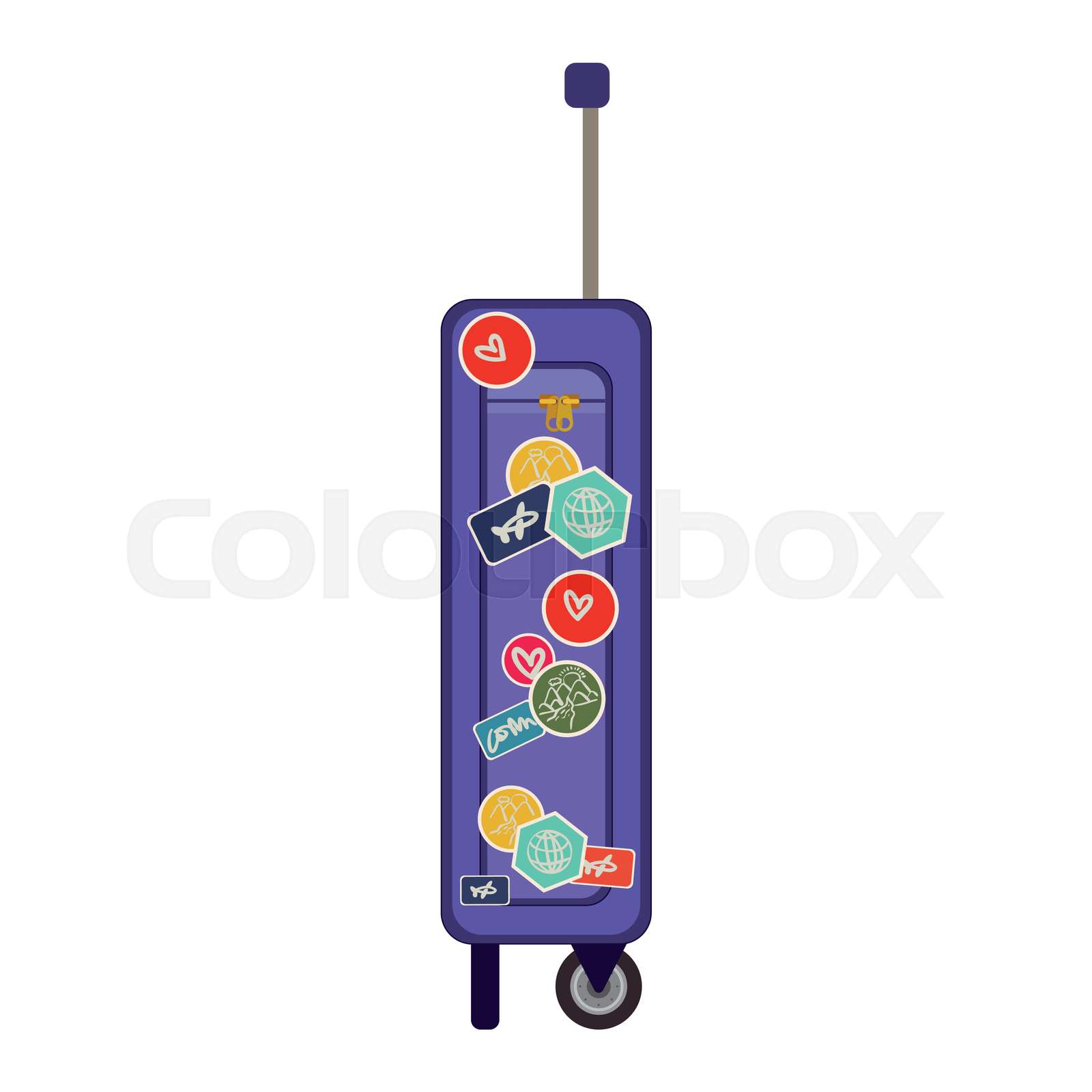 håndkuffert, symbol, ting | Stock vektor | Colourbox