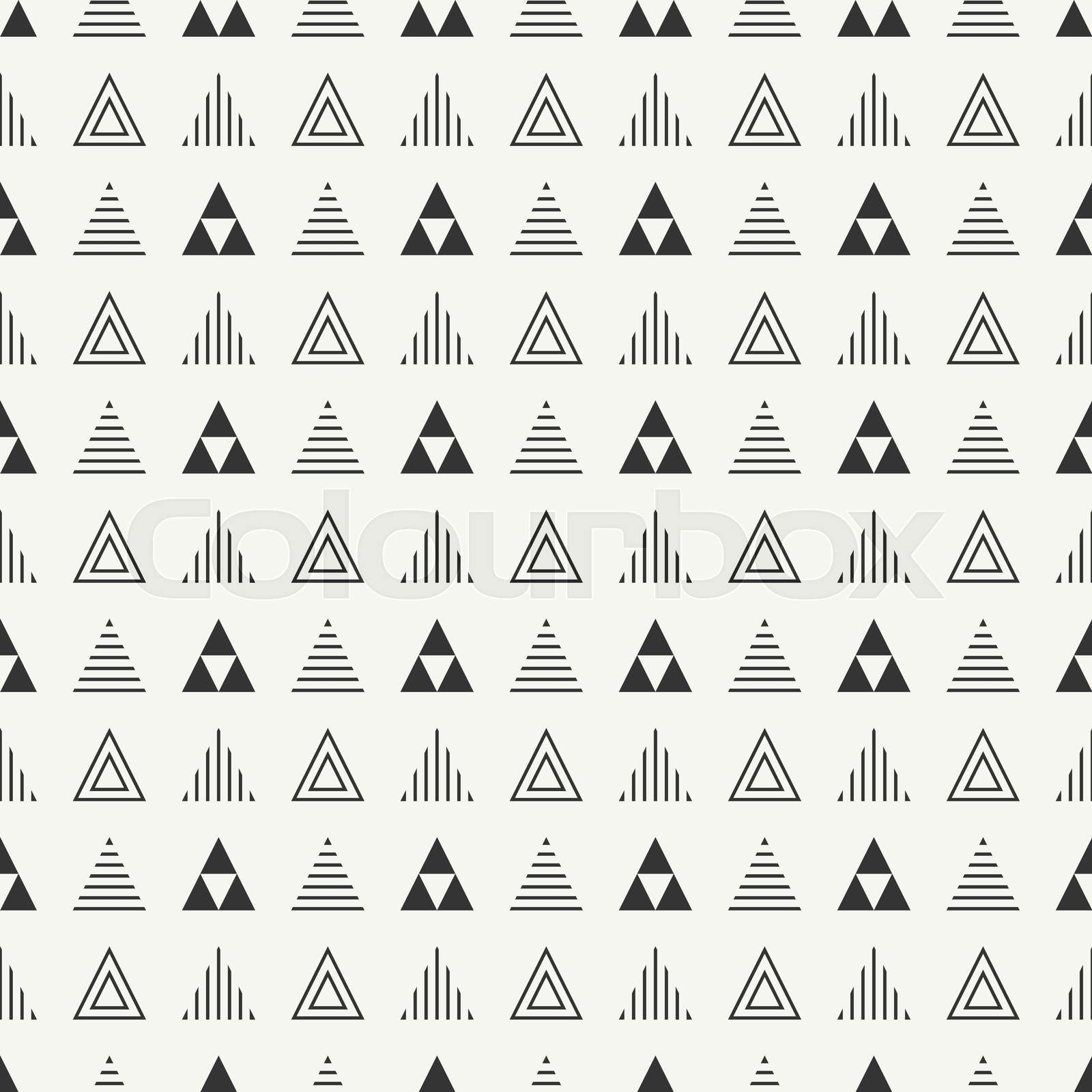 triángulo, bambalina, papel | Vector de archivo | Colourbox