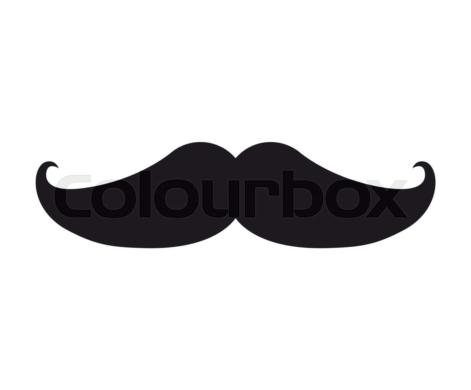 man mustache icon | Stock vector | Colourbox