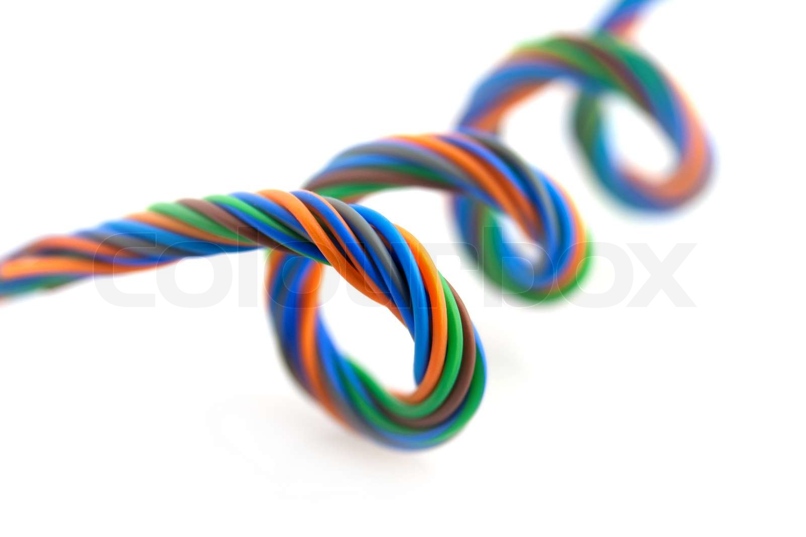 "Twisted wires" | Stock image | Colourbox