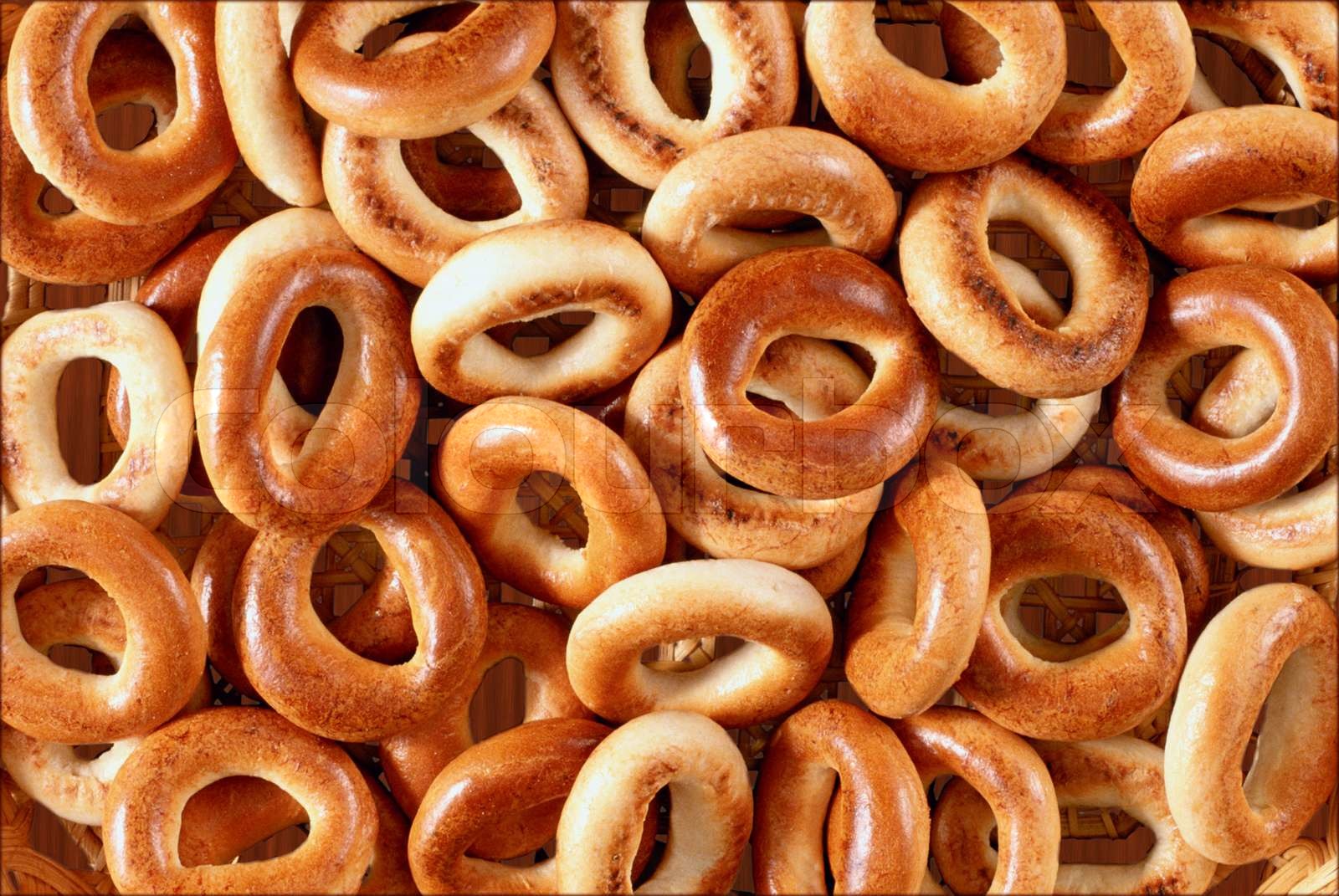bagels texture for your backgrounds and web | Stock image | Colourbox