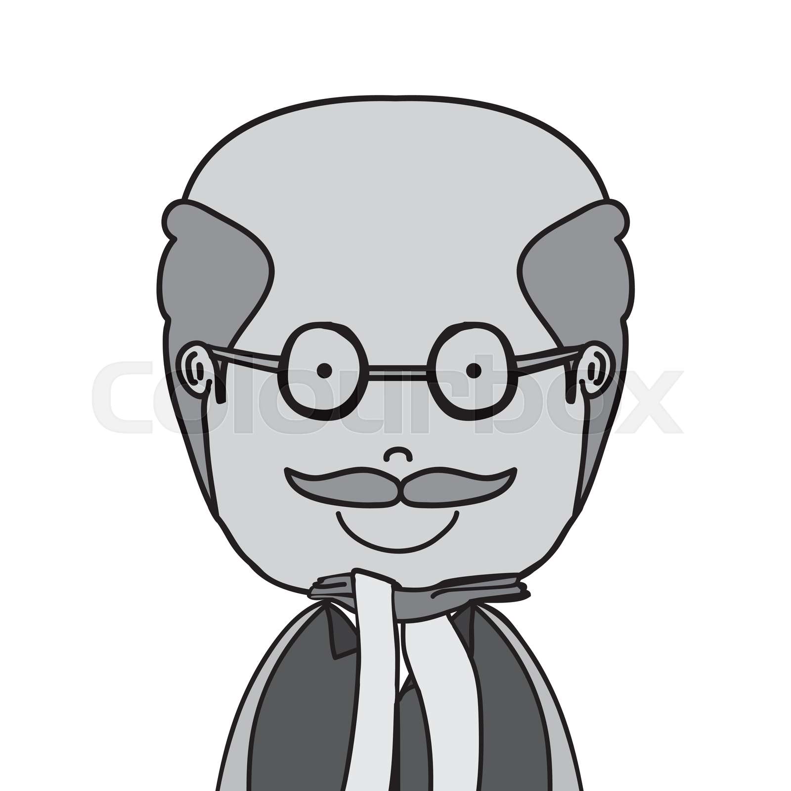 old man icon | Stock vector | Colourbox